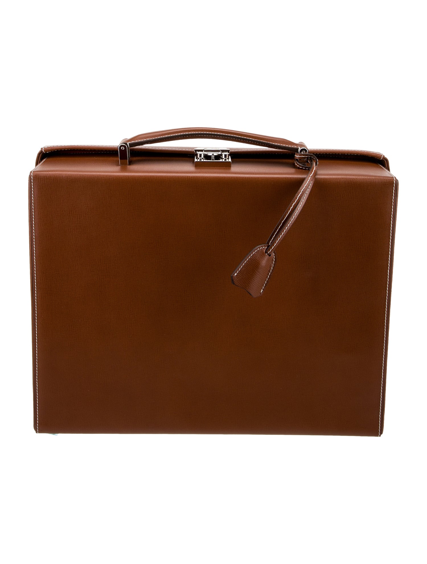 Mark Cross Leather Briefcase - Brown Briefcases, Bags - MRK27047 | The ...