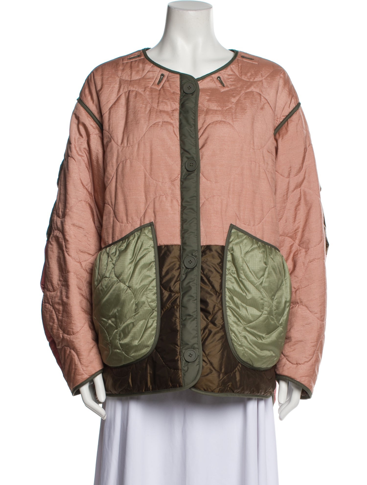 Marfa Stance Colorblock Pattern Jacket - Brown Jackets, Clothing ...