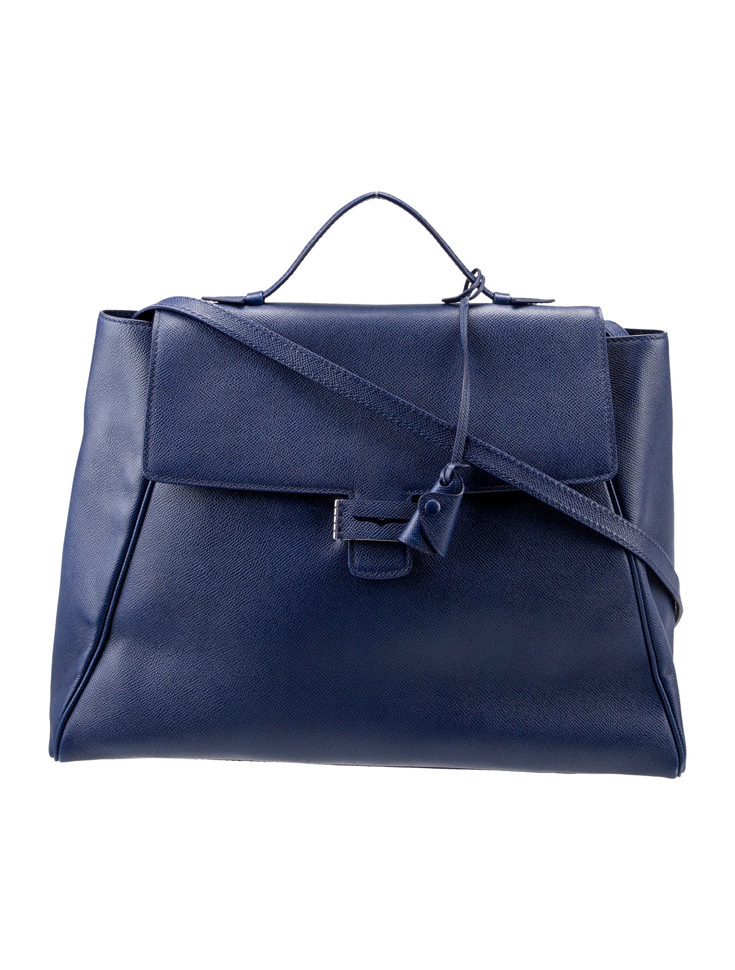 Myriam Schaefer Leather Shoulder Bag - Blue Totes, Handbags - MSC20276 ...