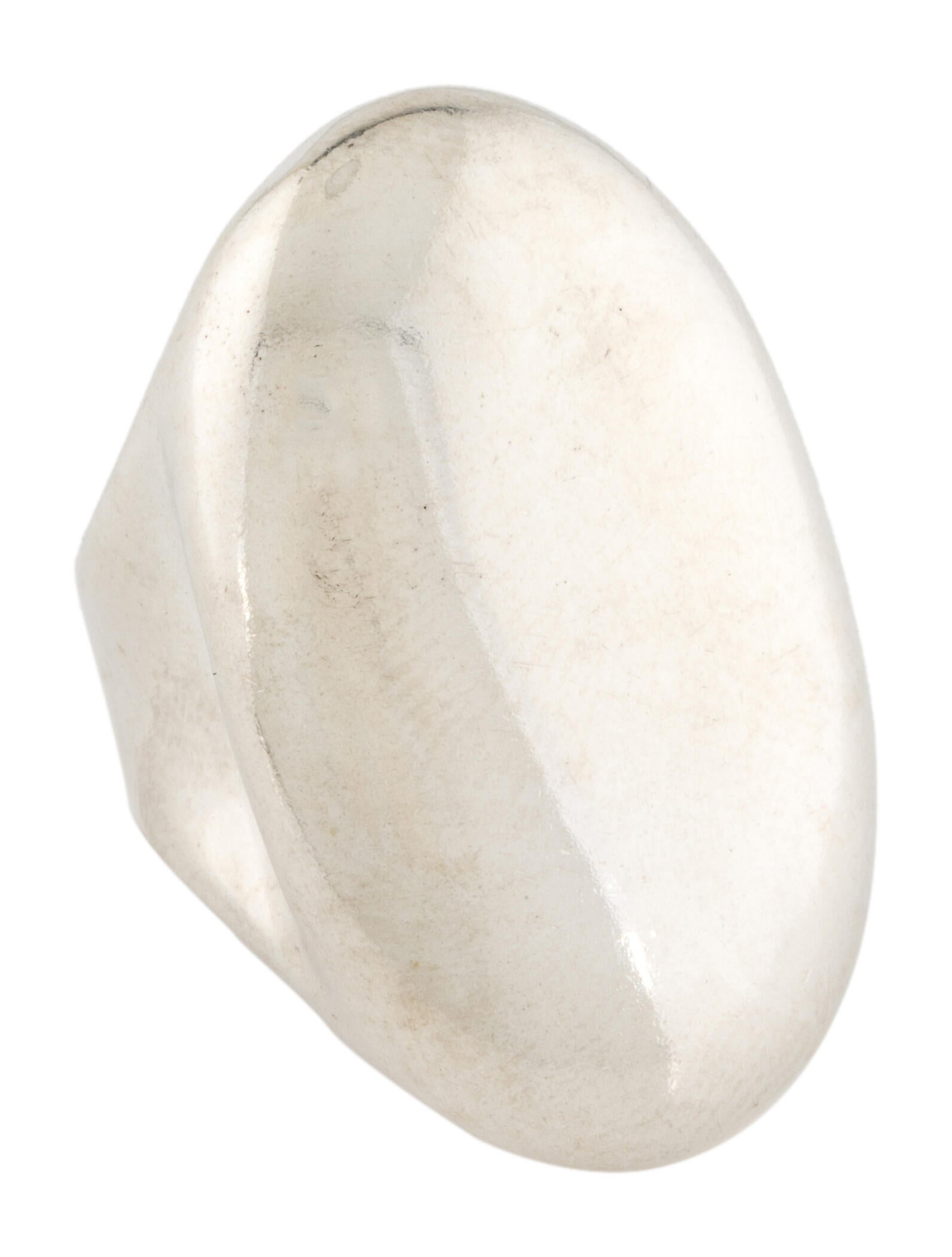 Minas Spiridis Oval Modernist Signet Ring - Sterling Silver Signet Ring ...