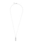 Messika 18K Diamond Move 10th Small Pendant Necklace - Rhodium-Plated 18K White Gold Pendant ...