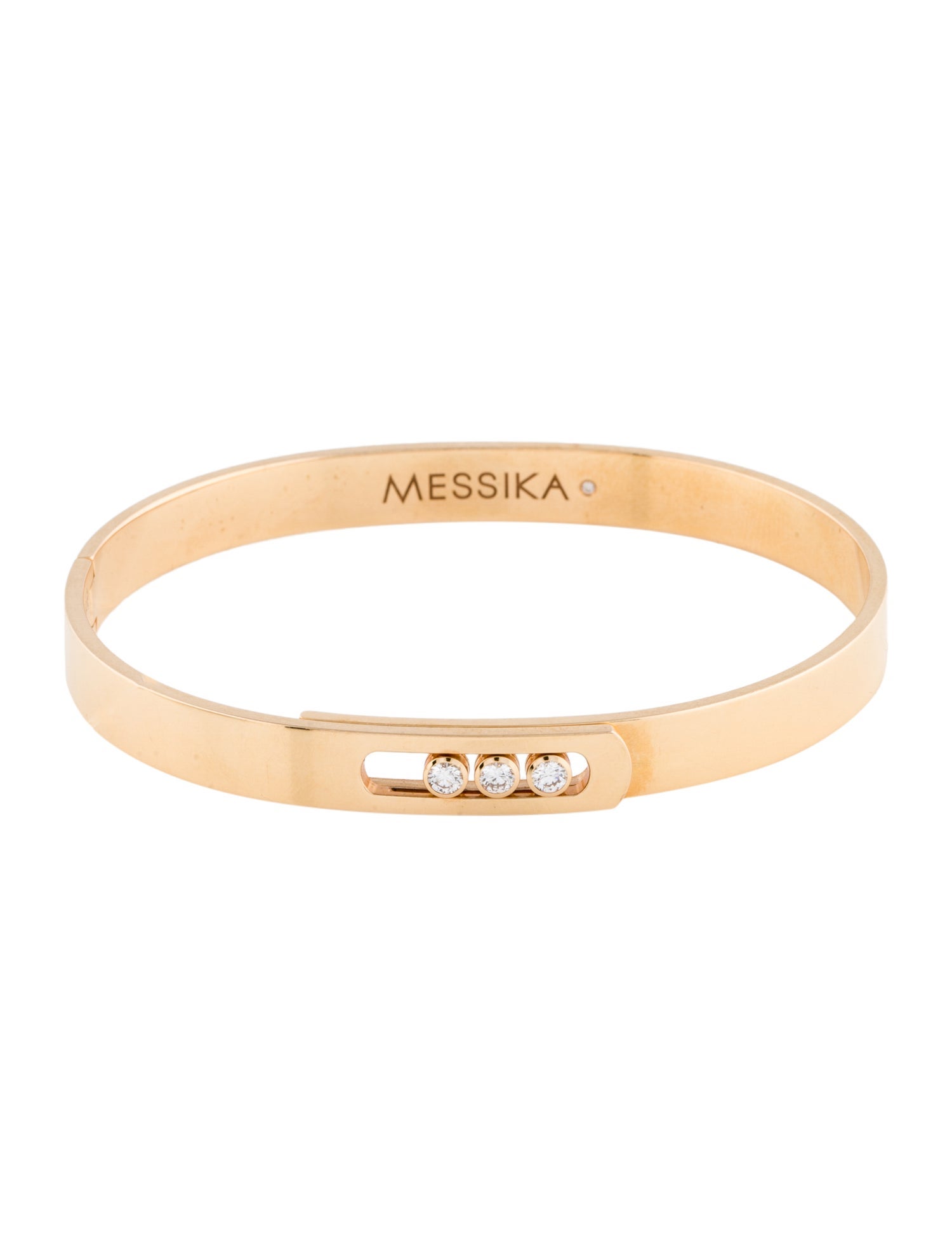 Messika 18K Diamond Move Noa Bangle Bracelet - 18K Yellow Gold Bangle ...