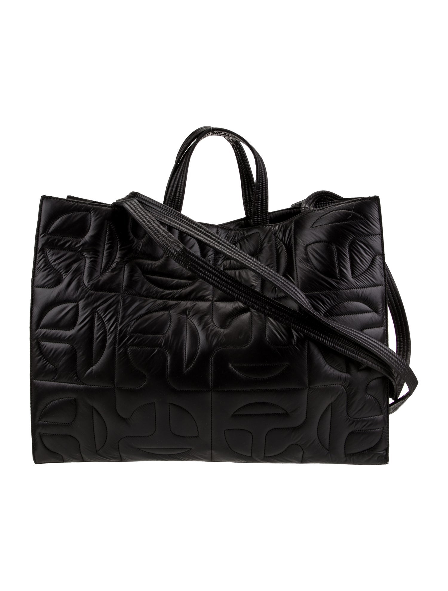 Moose Knuckles x Telfar Quilted Quilted Shopping Bag Large - Black ...