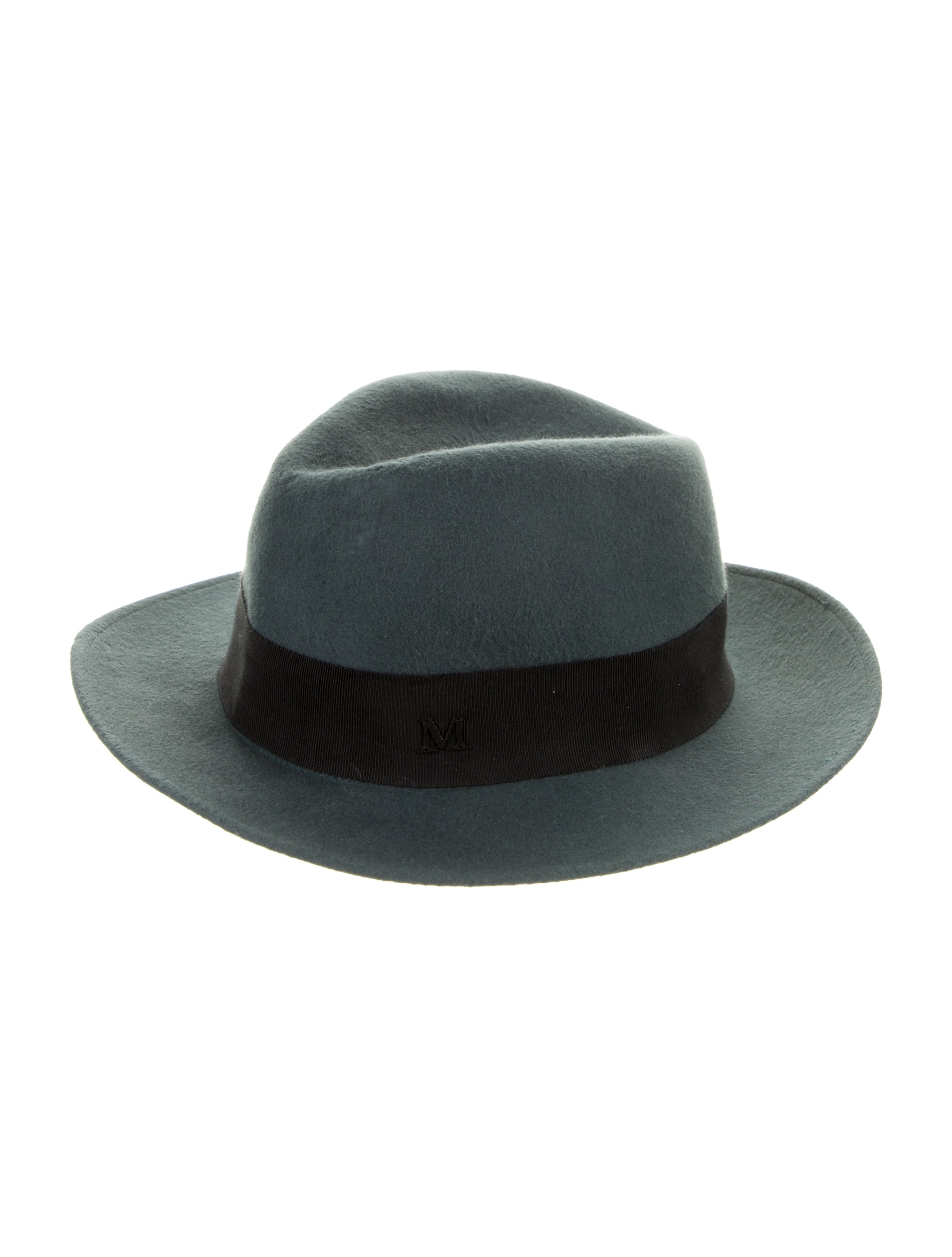 Maison Michel Wool Felt Hat - Green Hats, Accessories - MSM22997 | The ...