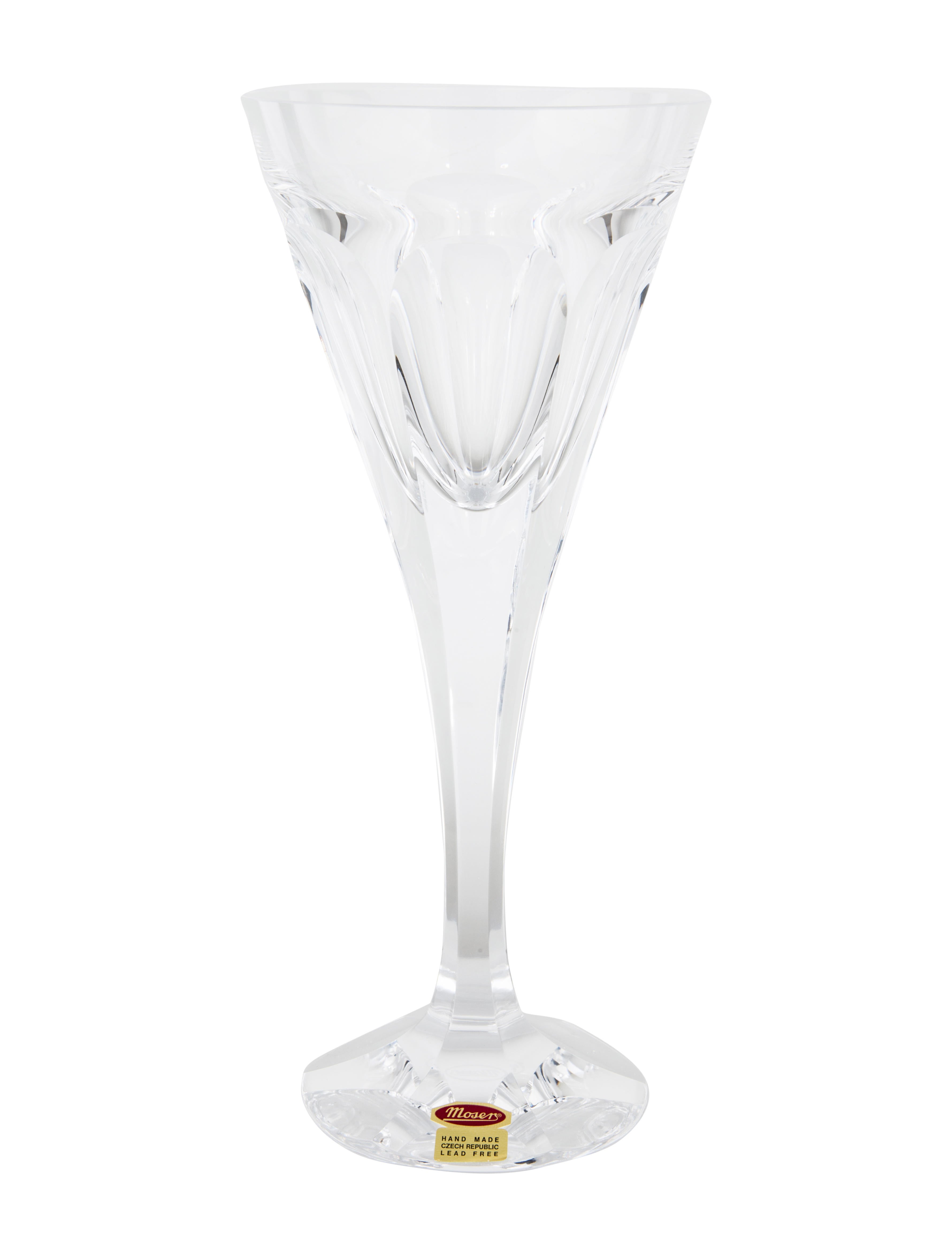 Moser Pope Wine Glasses - Clear Drinkware & Barware, Tabletop & Kitchen ...