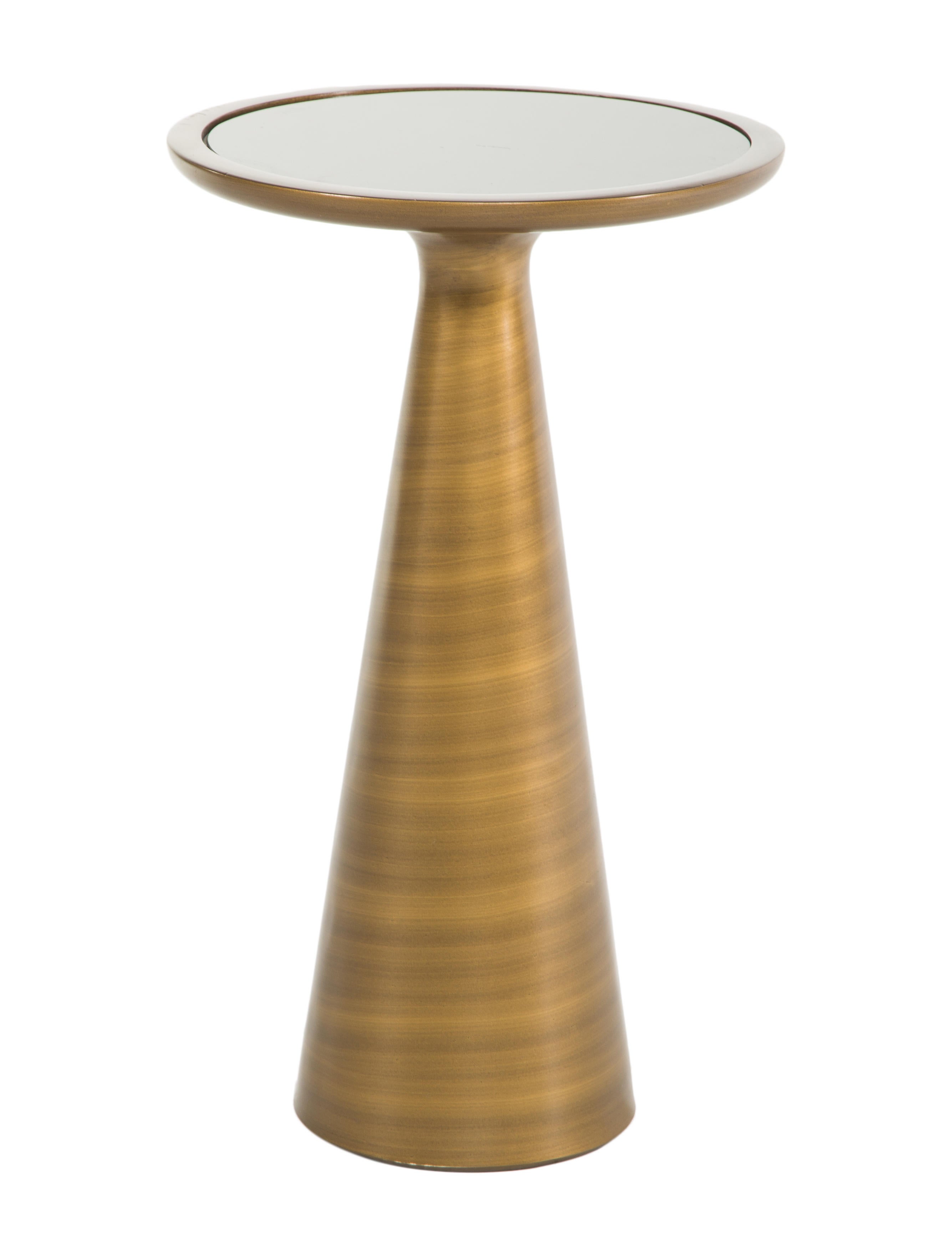 Mitchell Gold + Bob Williams Addie Pull-Up Side Table - Gold Tables ...