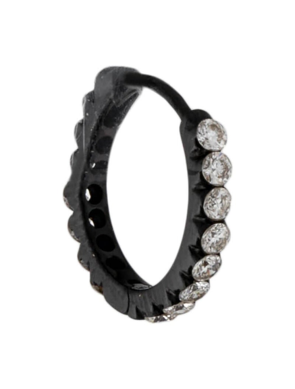 Maria Tash Invisible Set Diamond Eternity Hoop Earring - Huggie ...