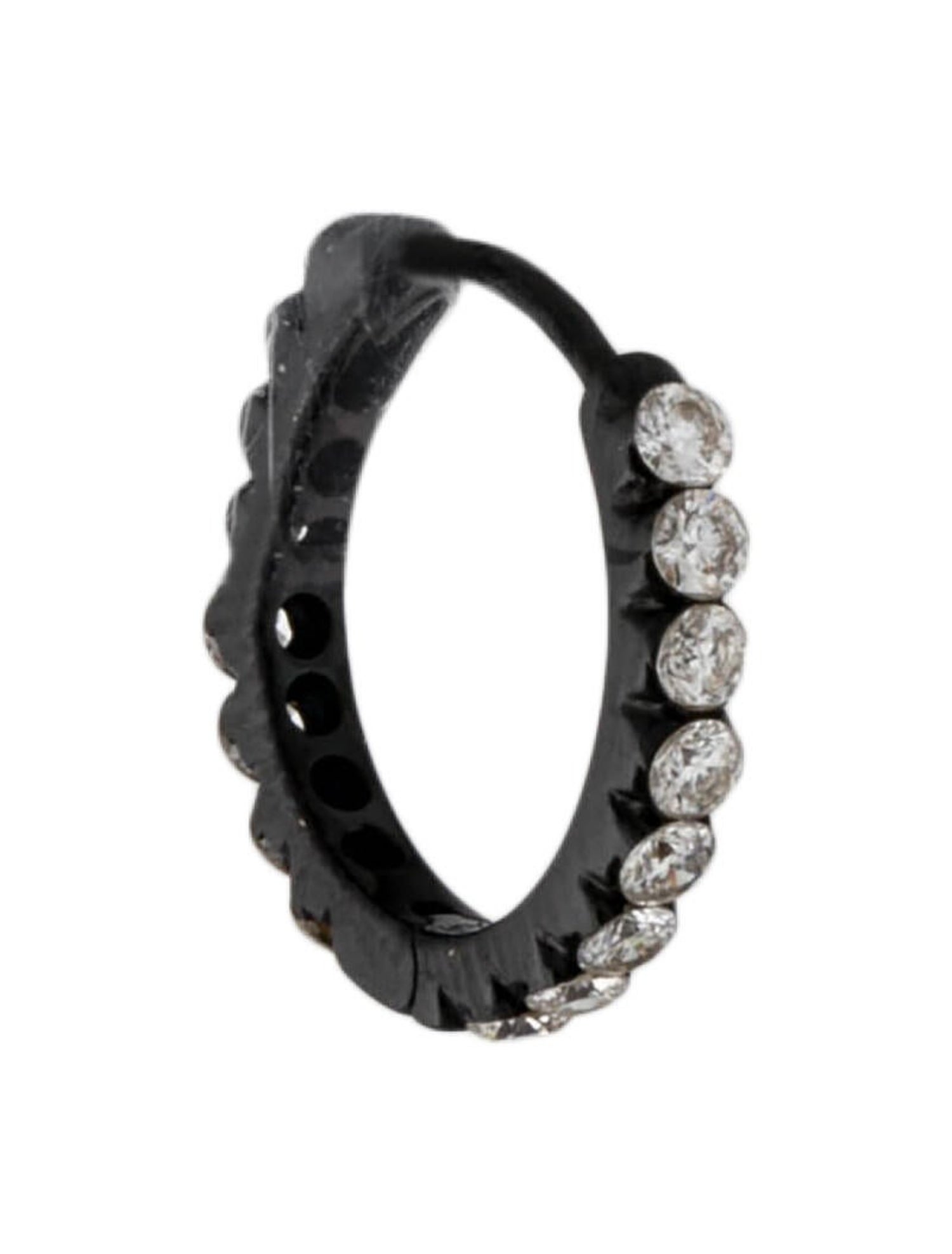 Maria Tash Invisible Set Diamond Eternity Hoop Earring - Huggie ...