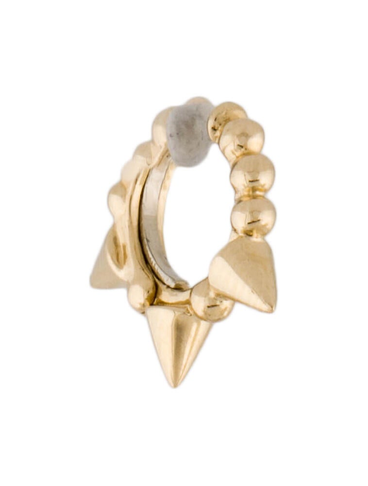 Maria Tash 14K Granulated Triple Short Spike Tash Cuff Earring - 14K ...