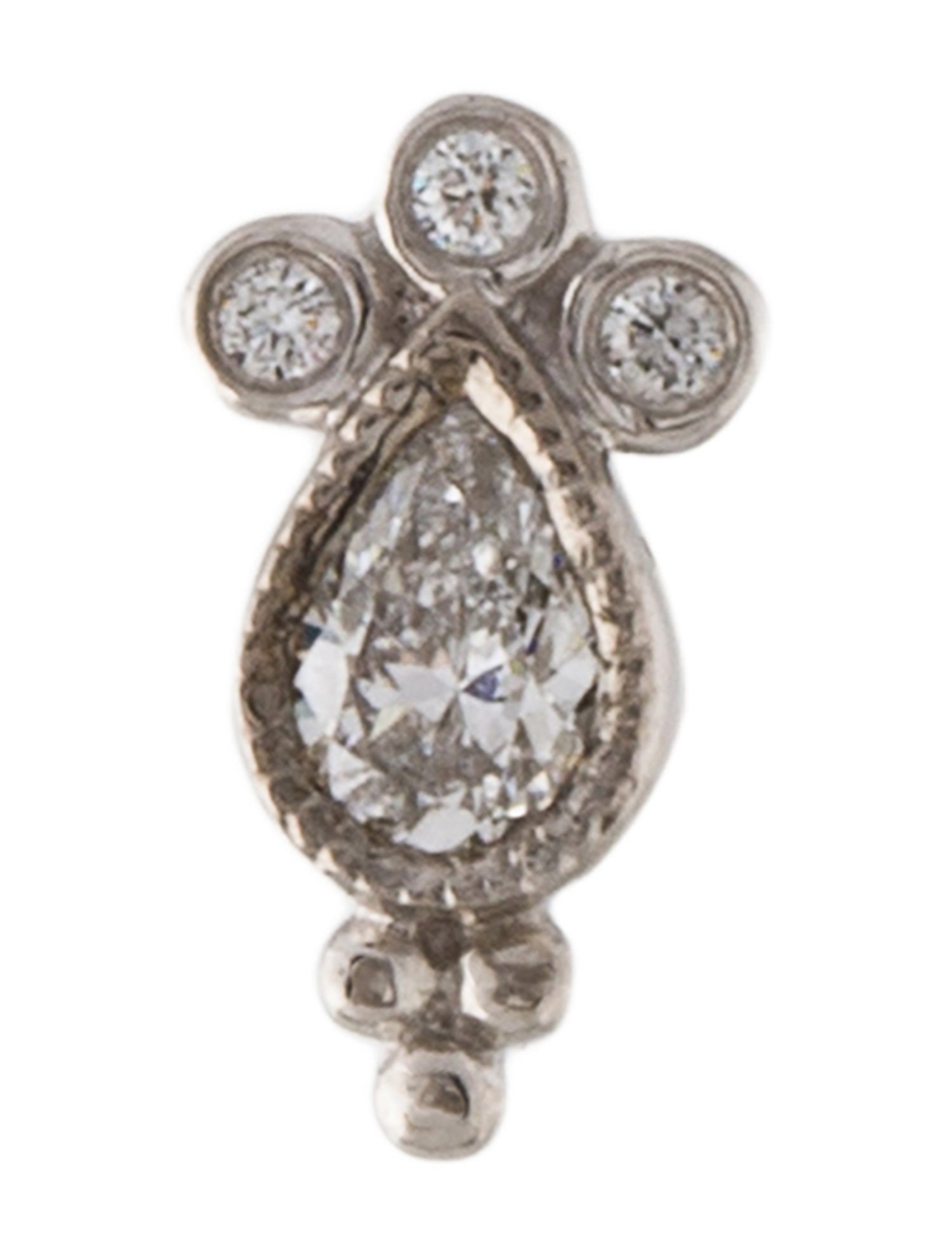 Earrings 18K Ruby & Diamond Stud Earrings - 18K Yellow Gold Stud ...