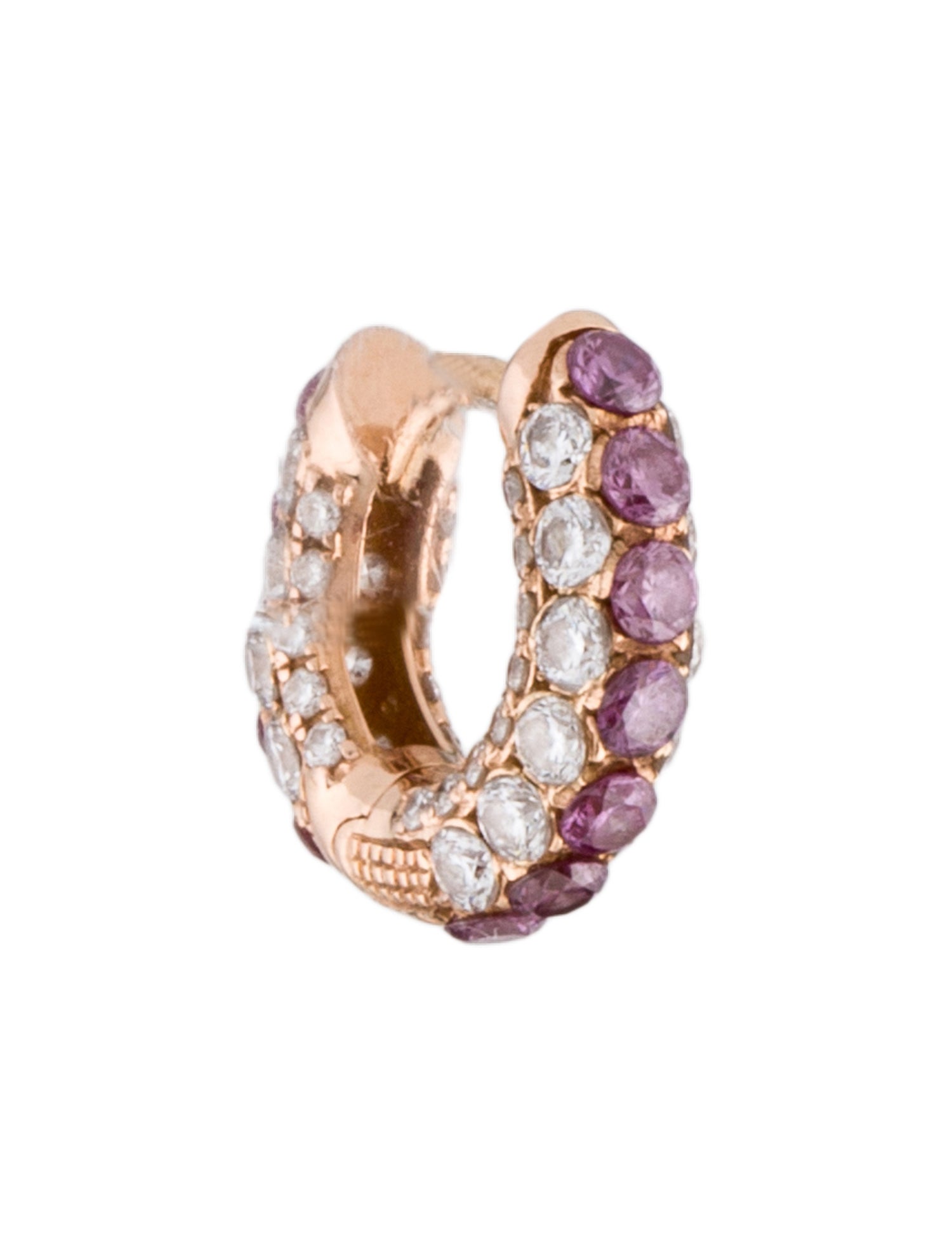 Maria Tash 18K Single Hoop Earring - 18K Rose Gold Hoop, Earrings ...