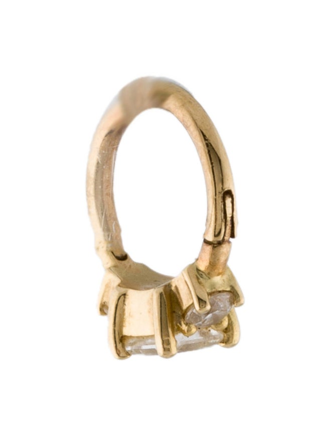 Maria Tash 18K Diamond Hoop Single Earring - Ear Cuff, Earrings ...