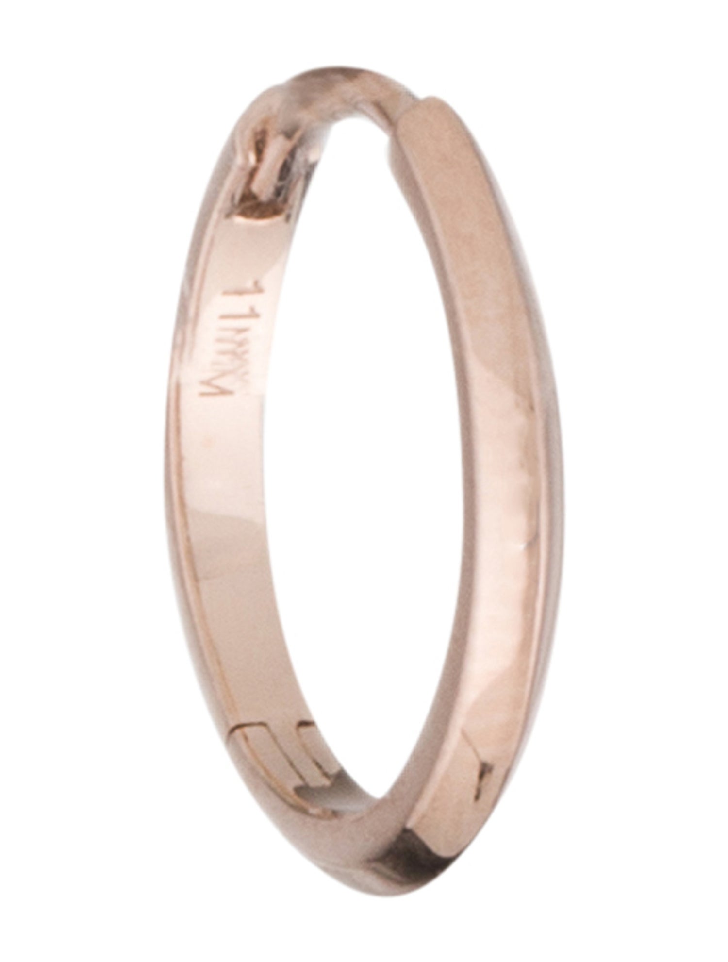 Maria Tash 14K Vertex Single Hoop Earring - 14K Rose Gold Hoop ...