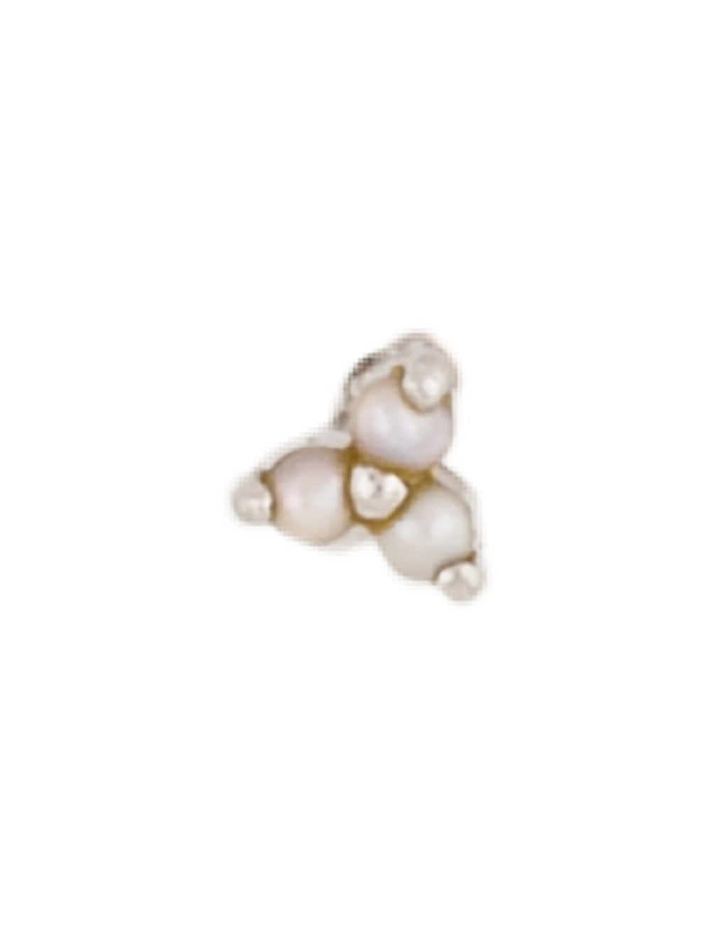 Maria Tash 14K Pearl Trinity Stud Earring - Stud, Earrings - MTSHH25797 ...