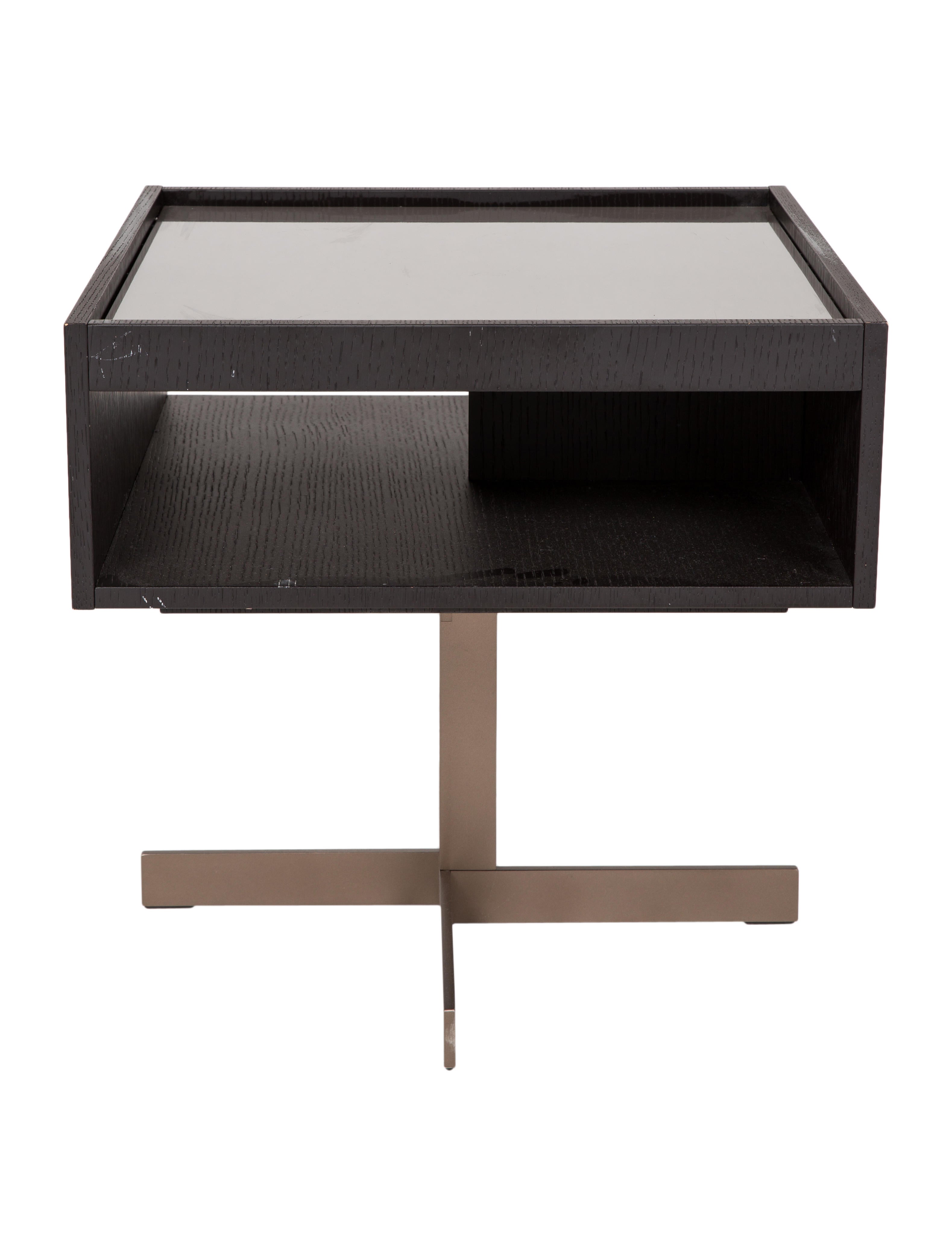 Minotti Close Nightstand - Brown Tables, Furniture - MTT20038 | The ...