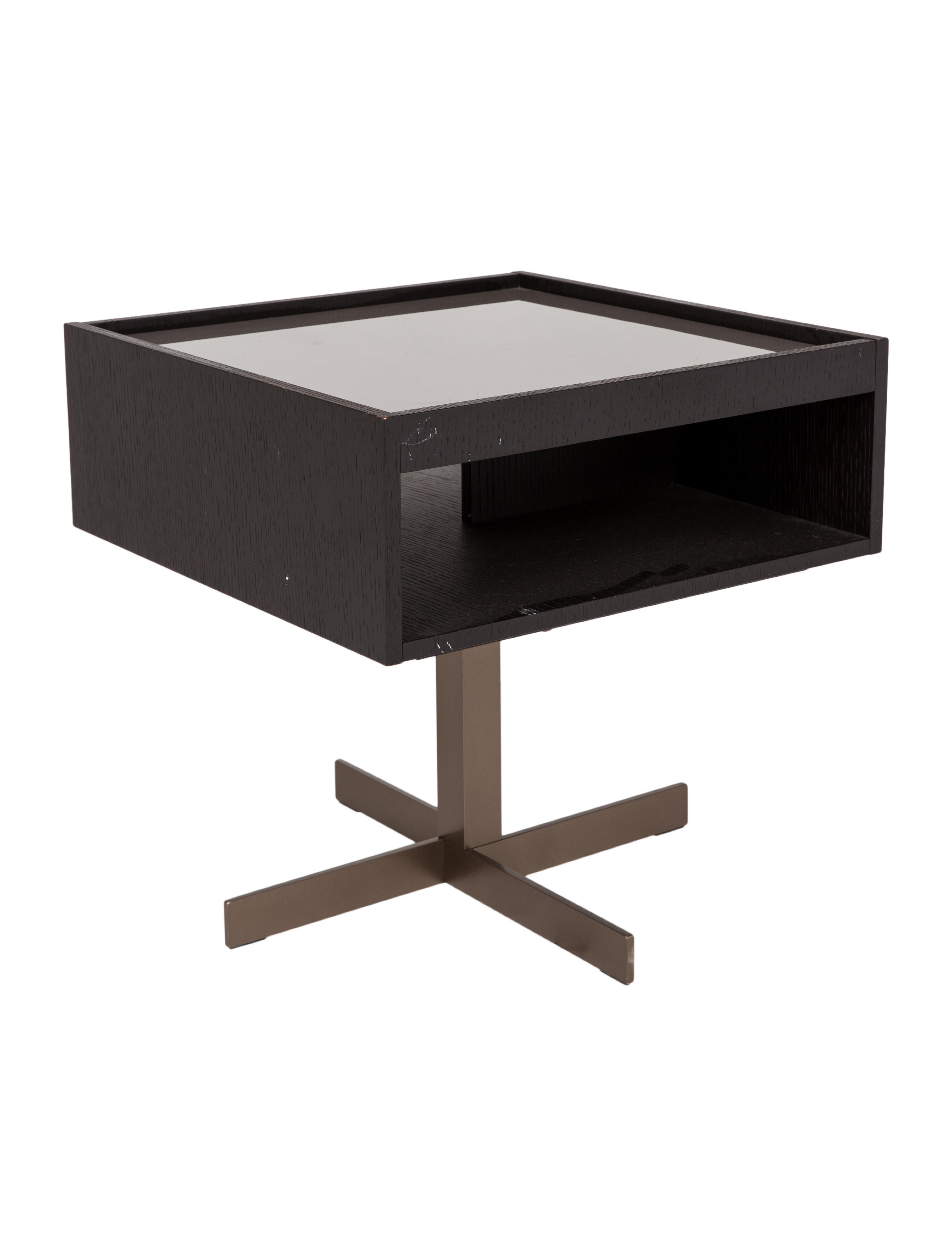 Minotti Close Nightstand - Brown Tables, Furniture - MTT20038 | The ...