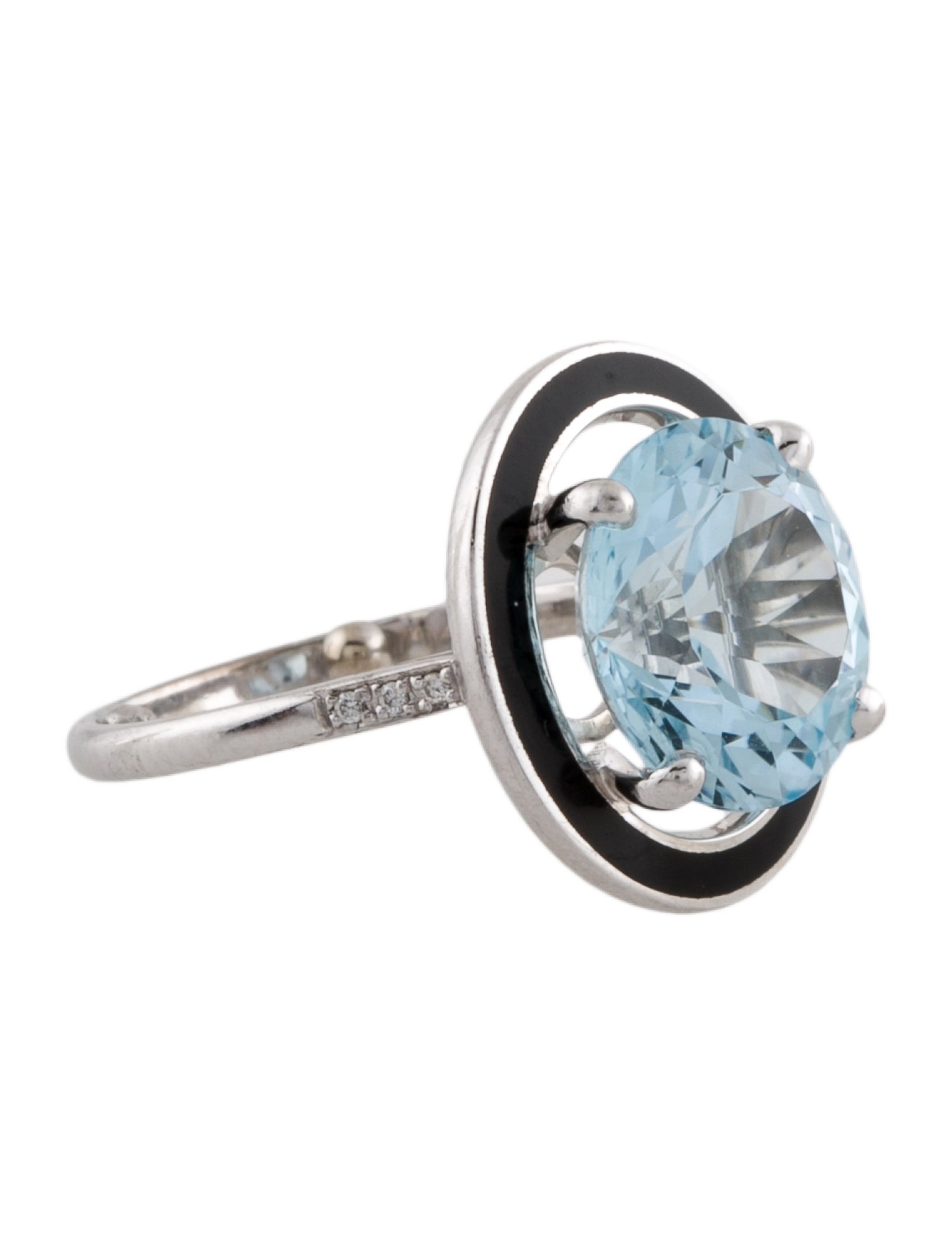 Mauboussin 18K Topaz & Diamond Vraiment Jolie Mon Amour Ring - Cocktail Ring, Rings - MUB20444 ...