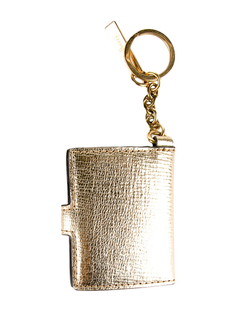 Mulberry Leather Portrait Keychain w/ Tags - Gold Keychains ...