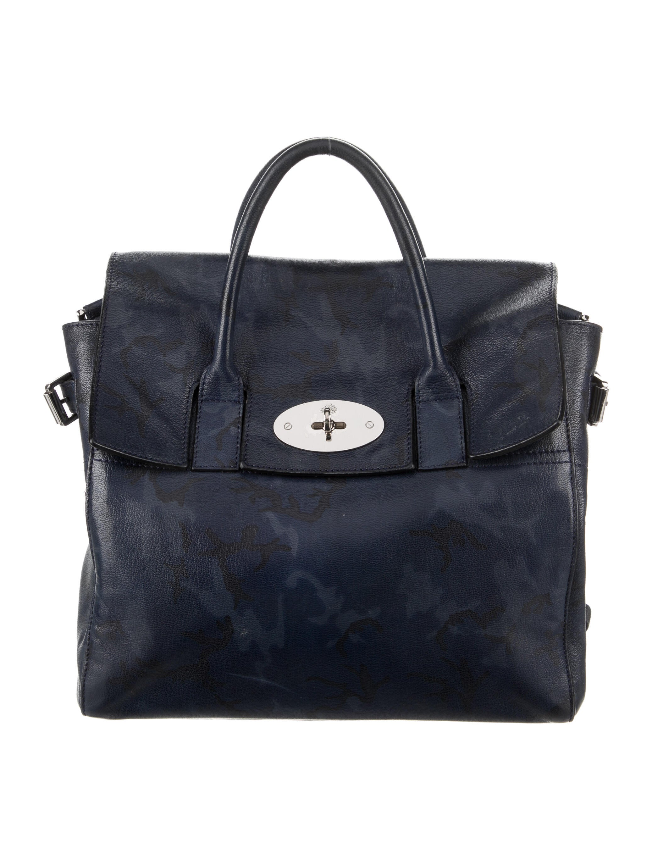 Mulberry Leather Backpack - Blue Backpacks, Handbags - MUL34382 | The ...