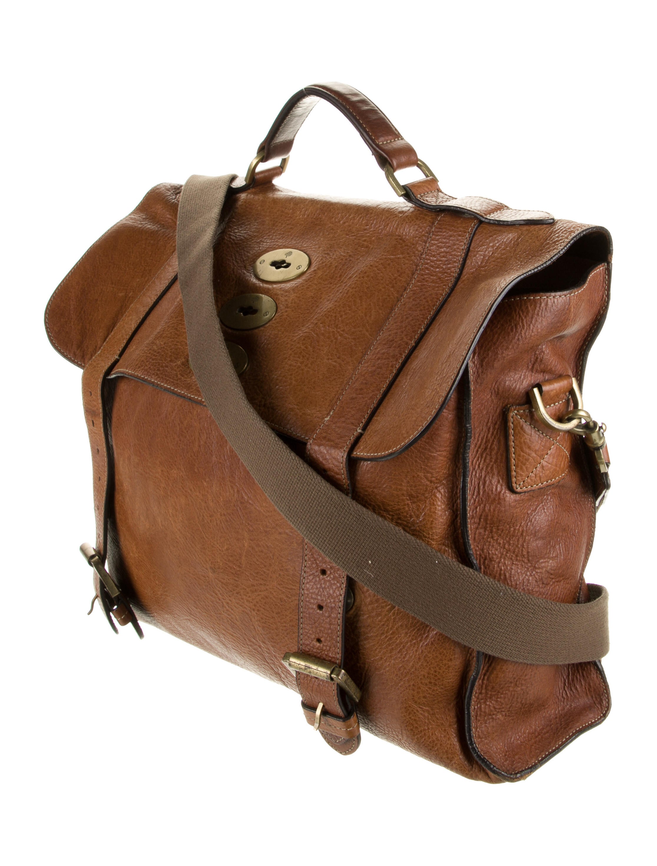 Dolce & Gabbana Leather & Ponyhair Satchel w/ Tags - Red Satchels ...