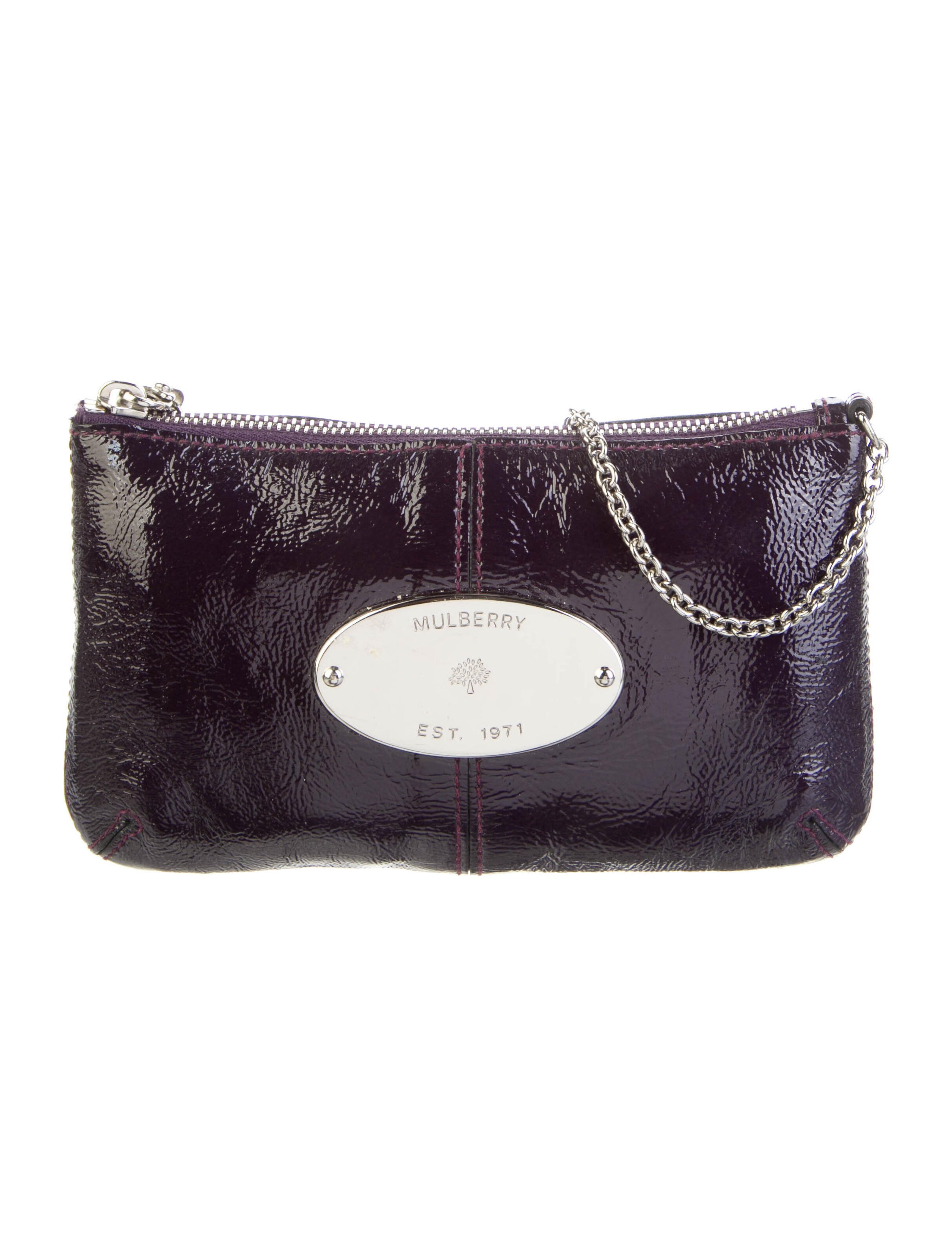 Mulberry Patent Leather Handle Bag - Purple Handle Bags, Handbags ...