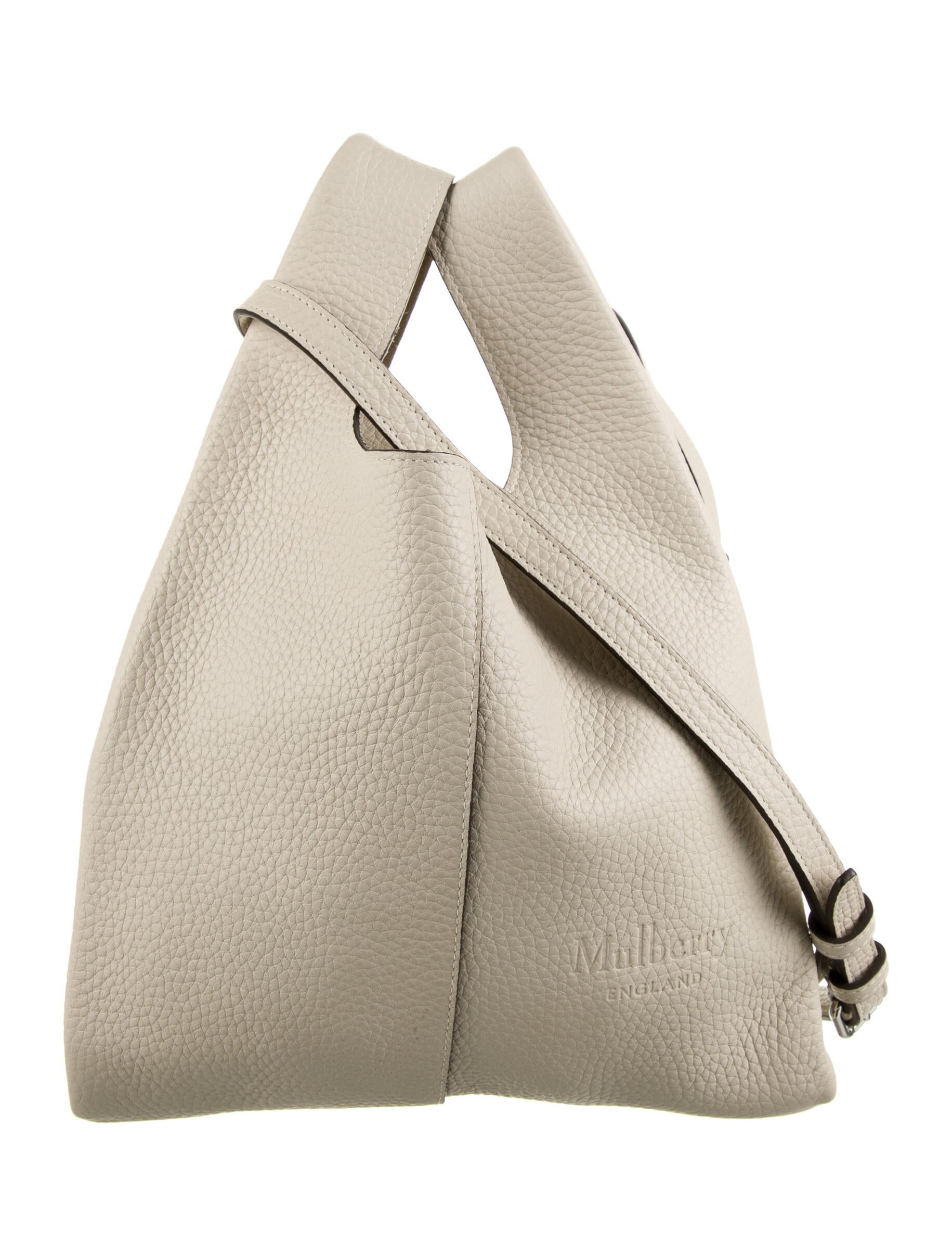 Mulberry Leather Shoulder Bag - Neutrals Shoulder Bags, Handbags ...