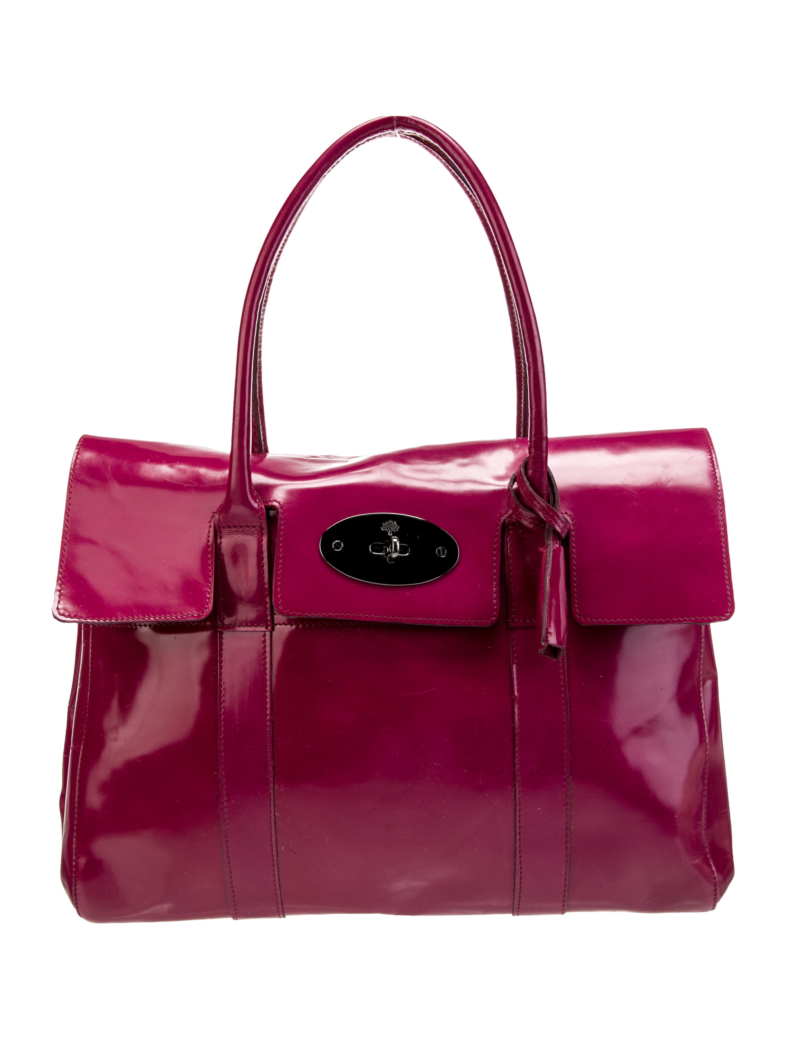 Mulberry Leather Tote Bag - Purple Totes, Handbags - MUL36423 | The ...