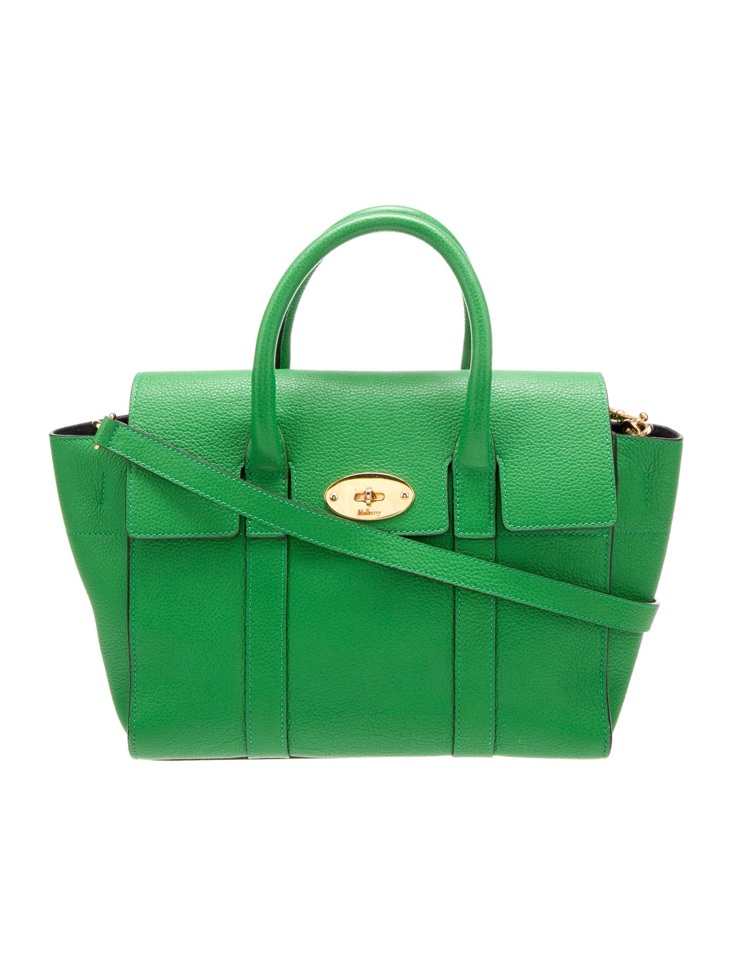 Mulberry Leather Handle Bag - Green Handle Bags, Handbags - MUL37884 ...