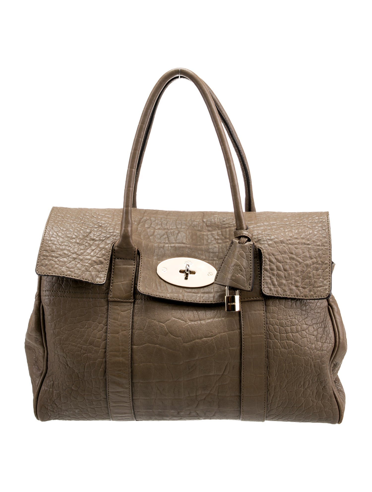 Mulberry Leather Handle Bag - Brown Handle Bags, Handbags - MUL37993 ...
