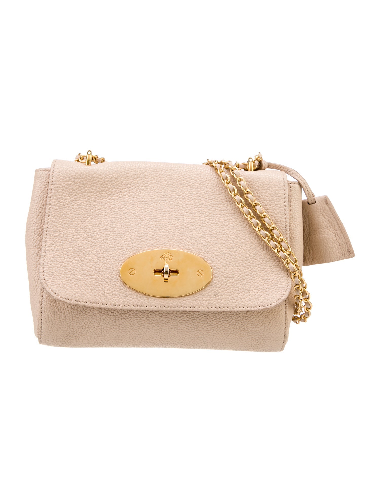 Mulberry Chain-link Leather Shoulder Bag - Neutrals Shoulder Bags ...