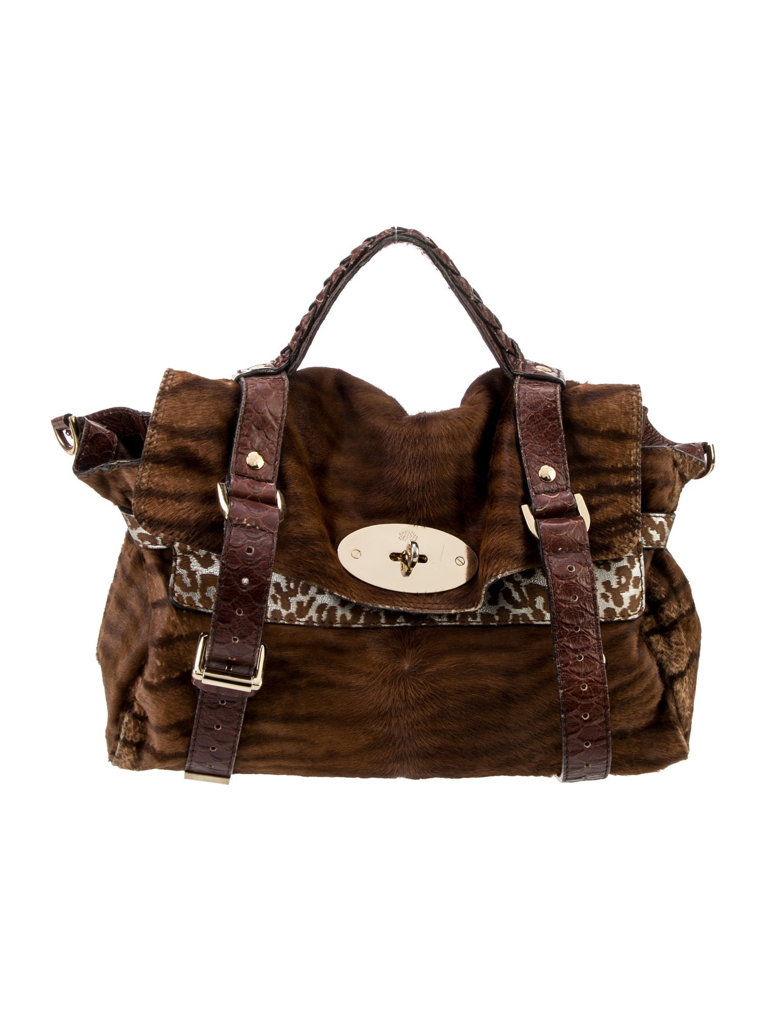 Mulberry Ponyhair Handle Bag - Brown Handle Bags, Handbags - MUL38224 ...