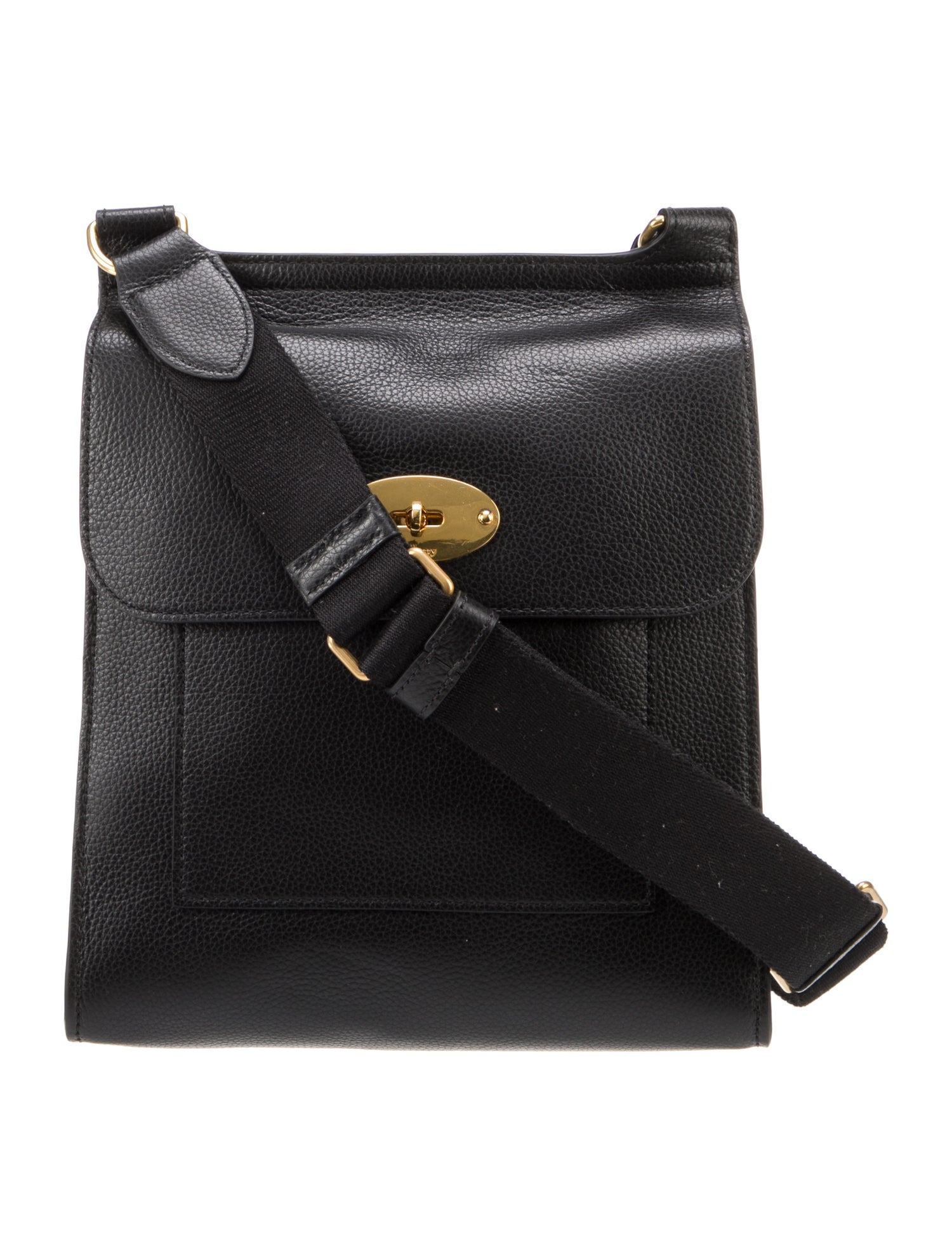 Mulberry Leather Crossbody Bag - Black Crossbody Bags, Handbags ...