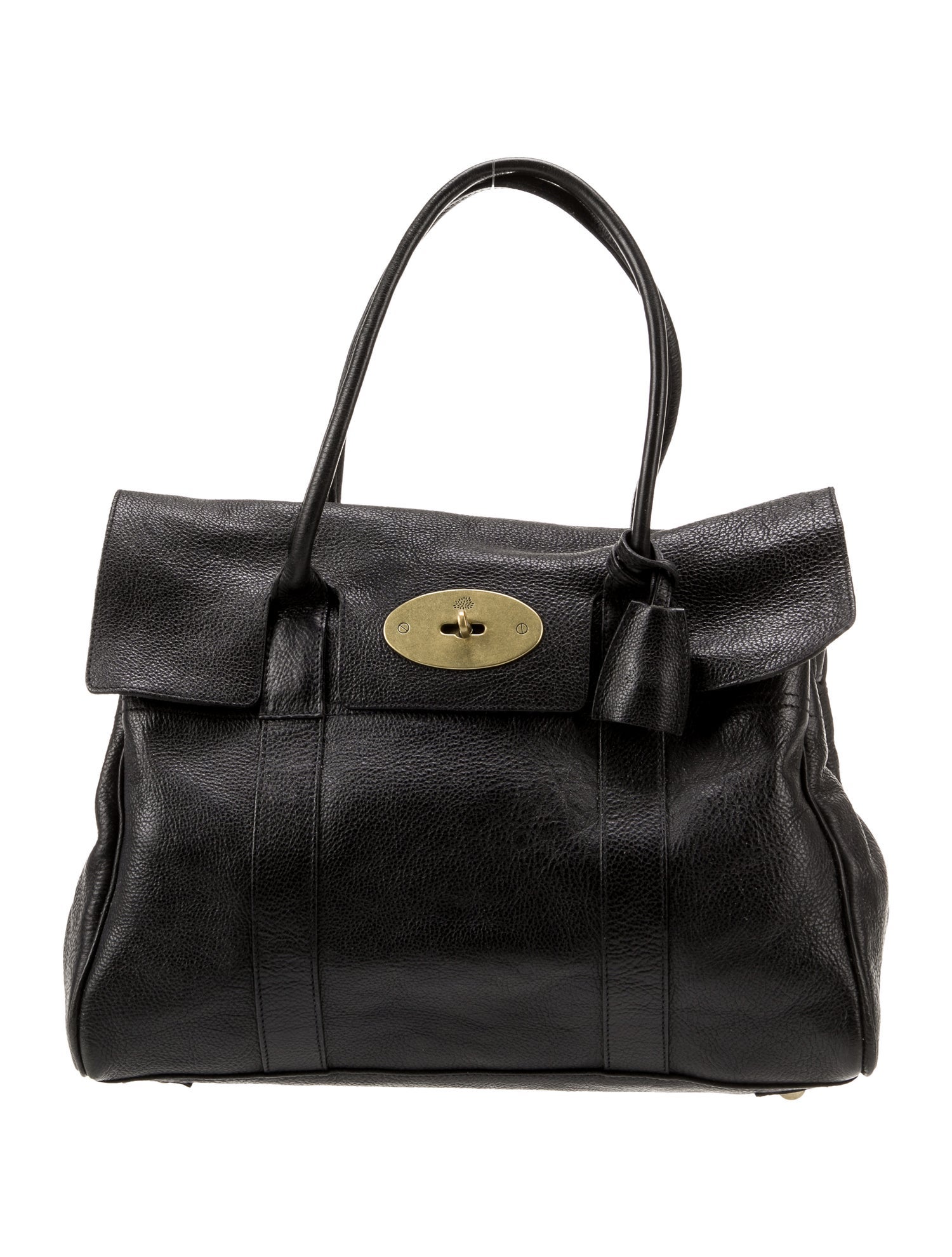 Mulberry Leather Shoulder Bag - Black Shoulder Bags, Handbags ...