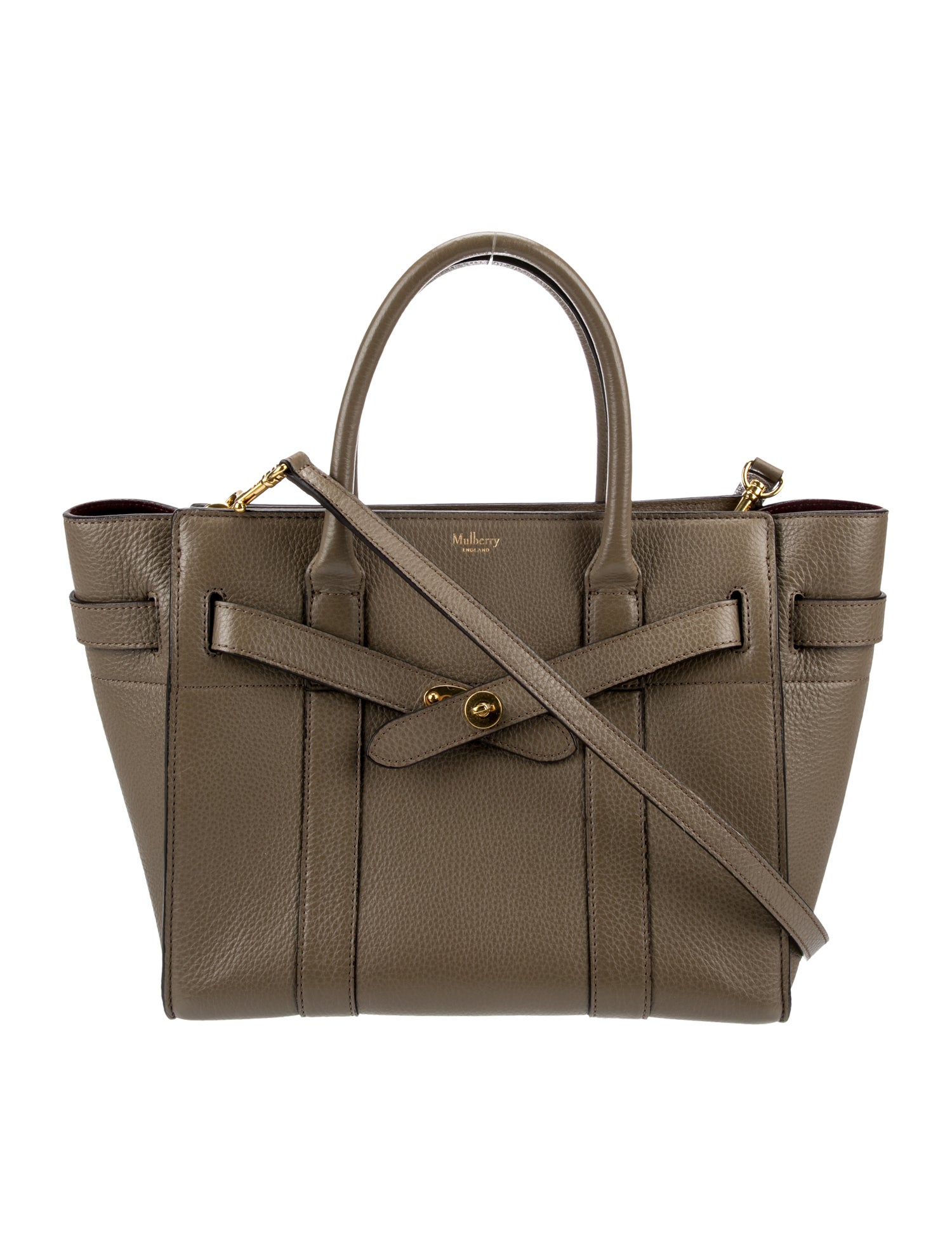 Mulberry Signature Top Handle Bag - Black Handle Bags, Handbags ...