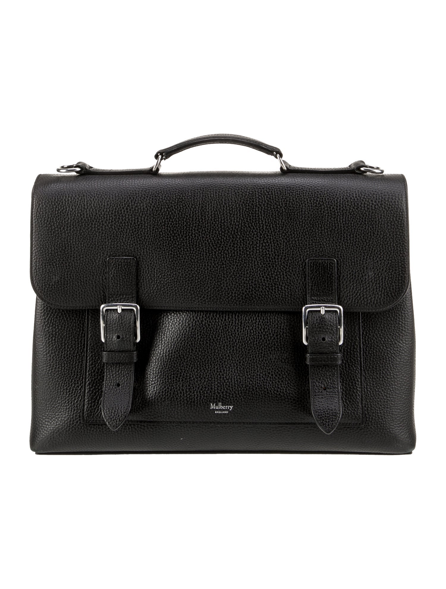 Mulberry Leather Briefcase - Black Briefcases, Bags - MUL40061 | The RealReal
