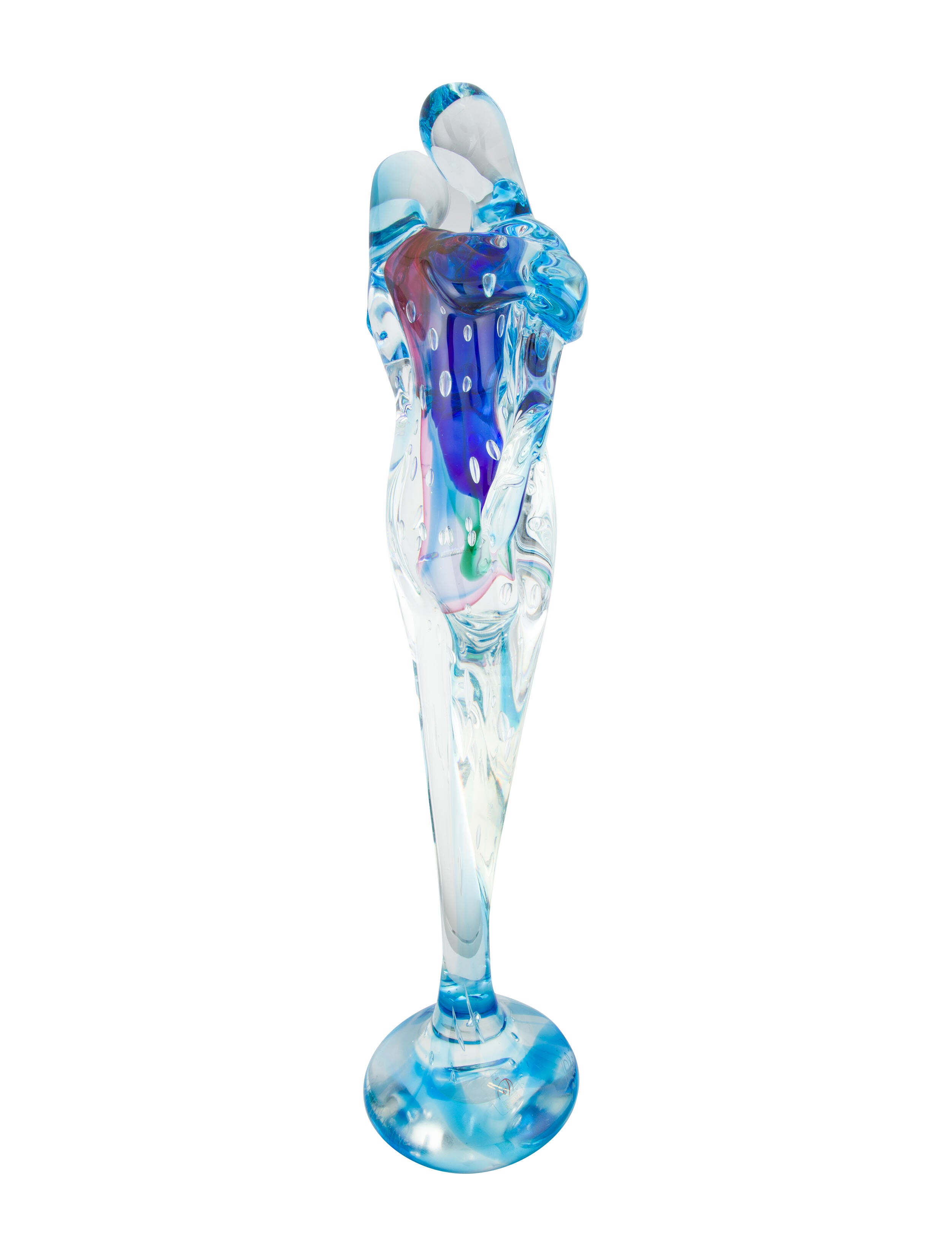 Murano Glass Lovers Sculpture - Blue Decorative Accents, Decor ...