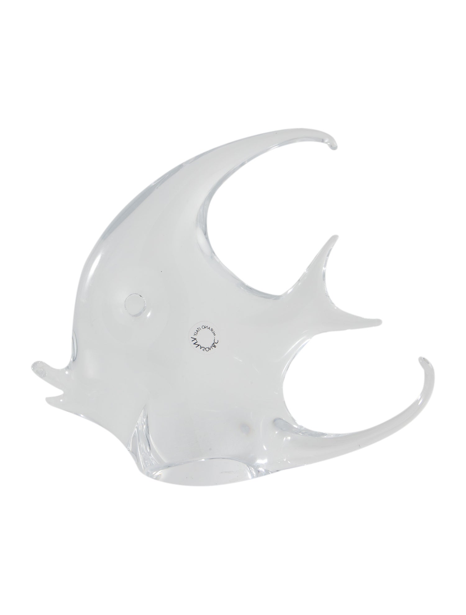 Murano V. Nason Glass Fish Figurine - Clear Decorative Accents, Decor ...