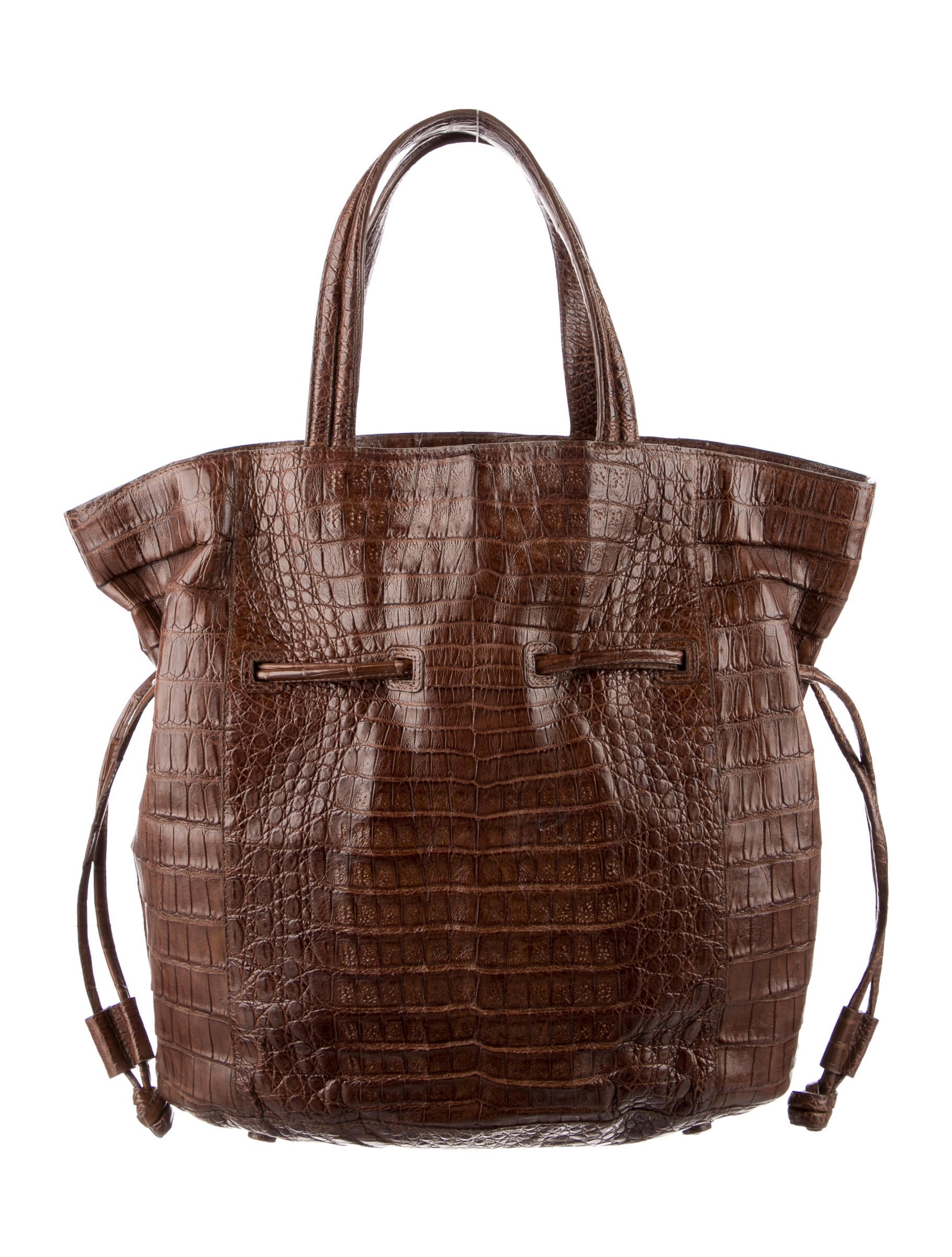 Nancy Gonzalez Crocodile Tote - Brown Totes, Handbags - NAN21639 | The ...