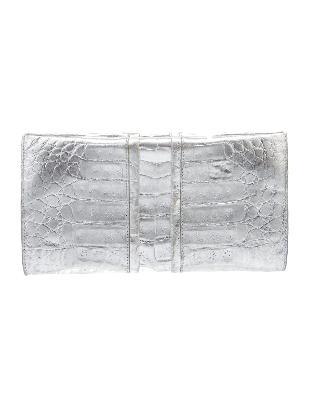 Nancy Gonzalez Crocodile Leather Clutch - Metallic Clutches, Handbags ...