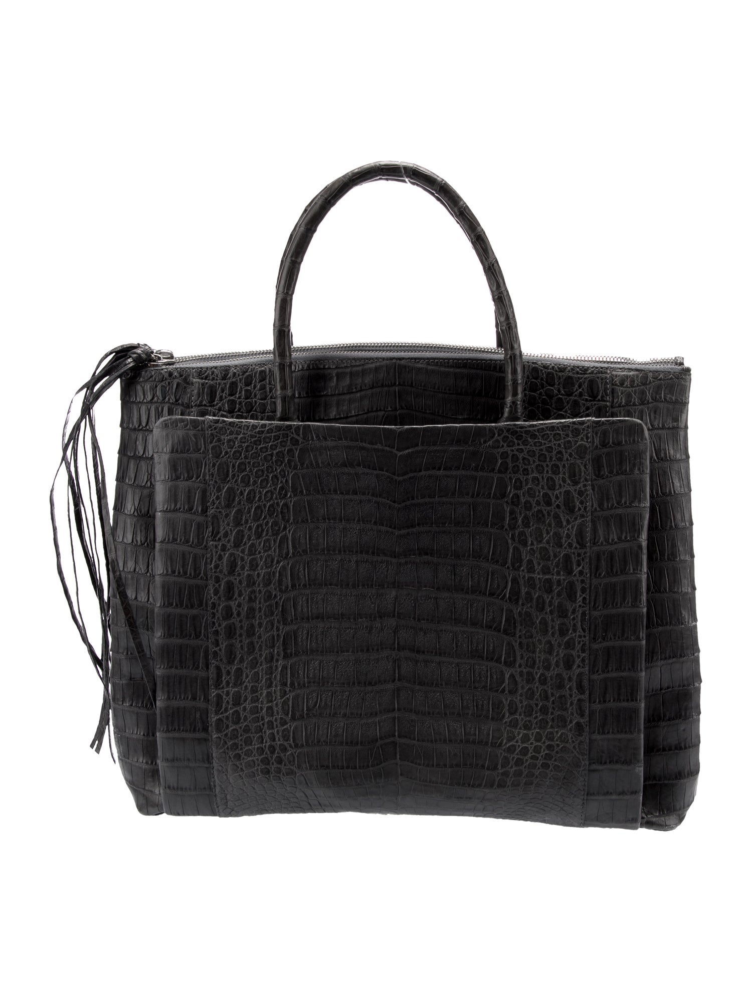 Nancy Gonzalez Crocodile Tote - Black Totes, Handbags - NAN39875 | The ...