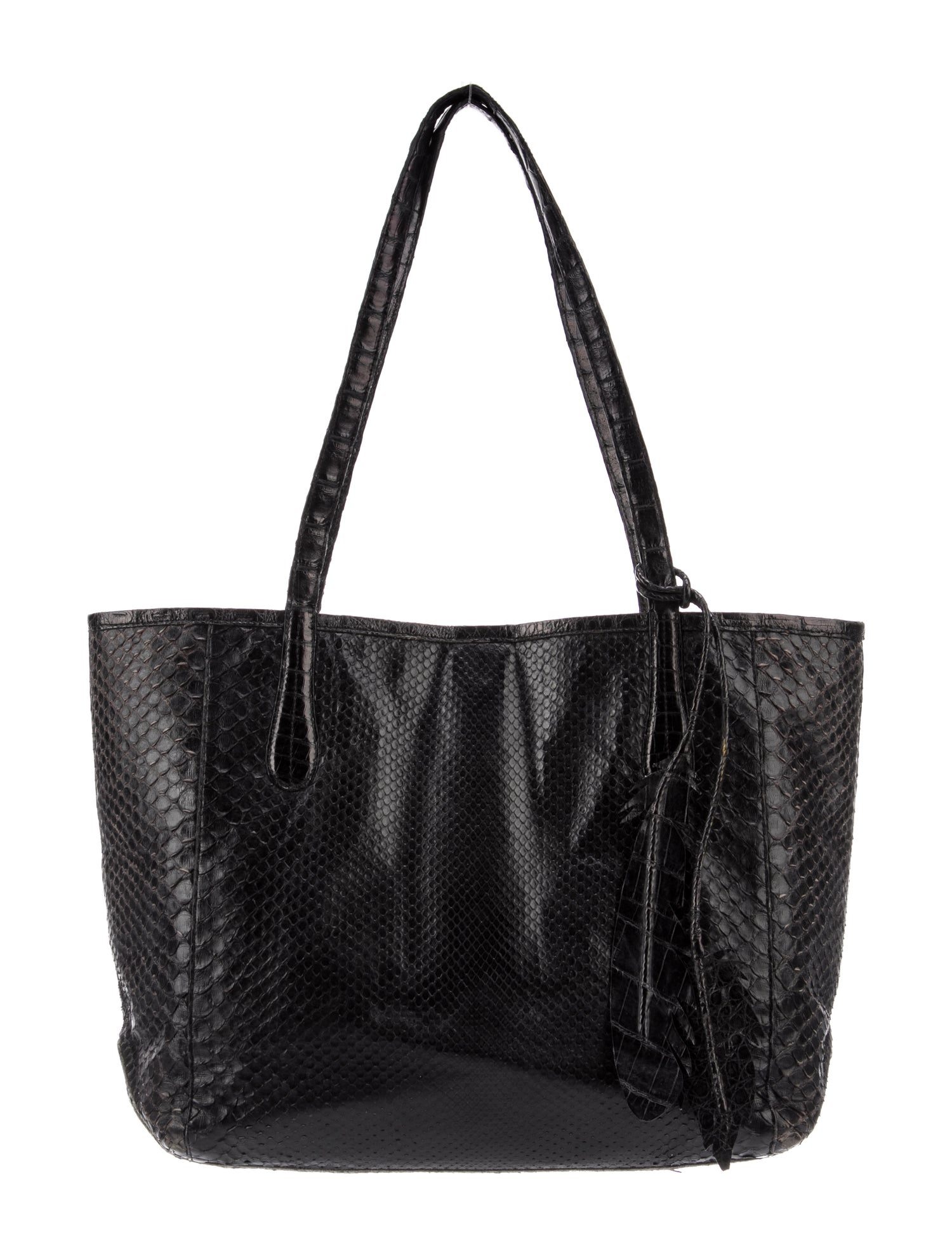 Nancy Gonzalez Python Tote Bag - Black Totes, Handbags - NAN40363 | The ...