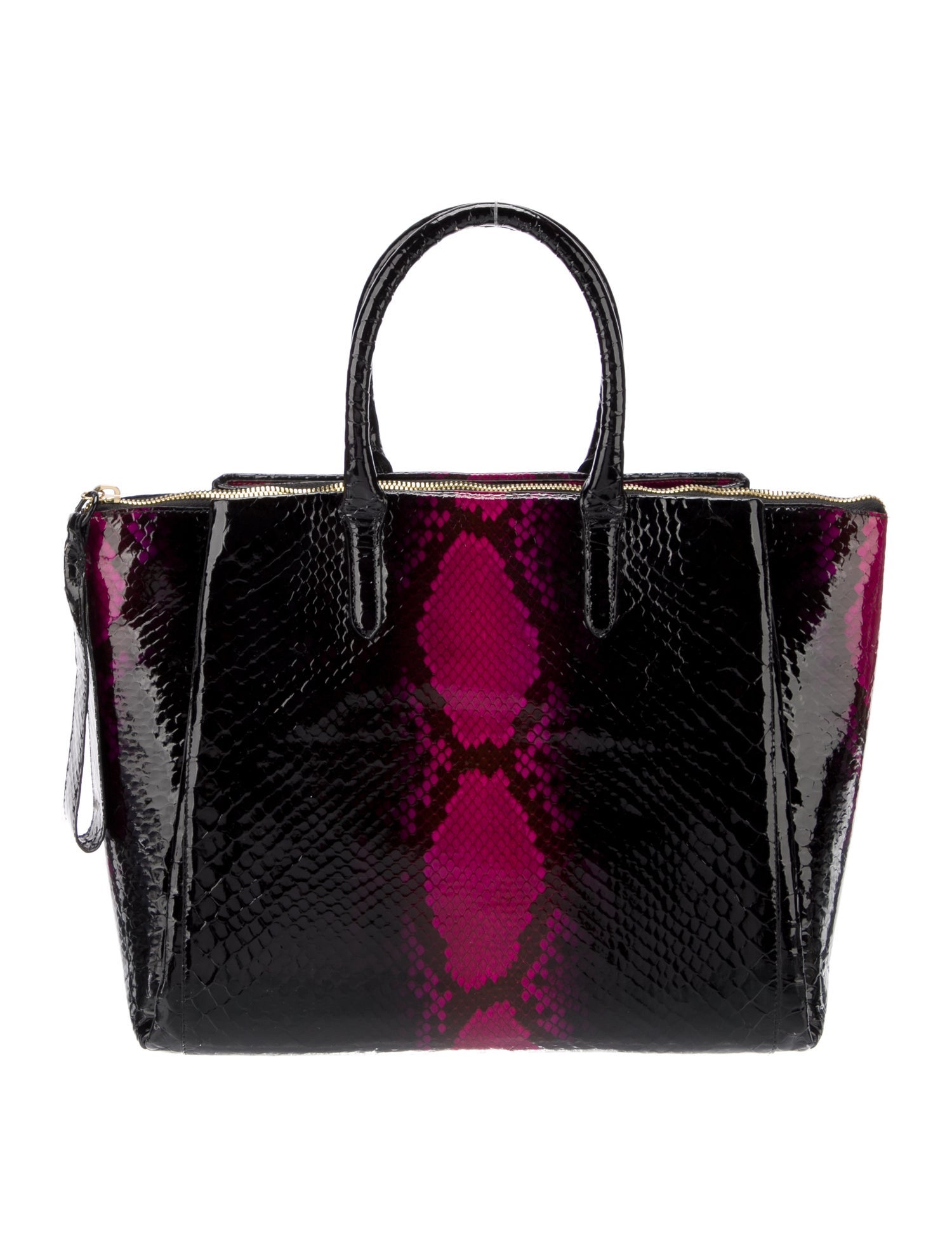 Nancy Gonzalez Python Top Handle Bag - Handle Bags, Handbags - NAN41495 ...