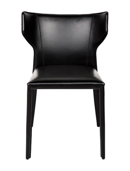 Natuzzi Italia Pair of Pi Greco Side Chairs - Black Seating, Furniture ...