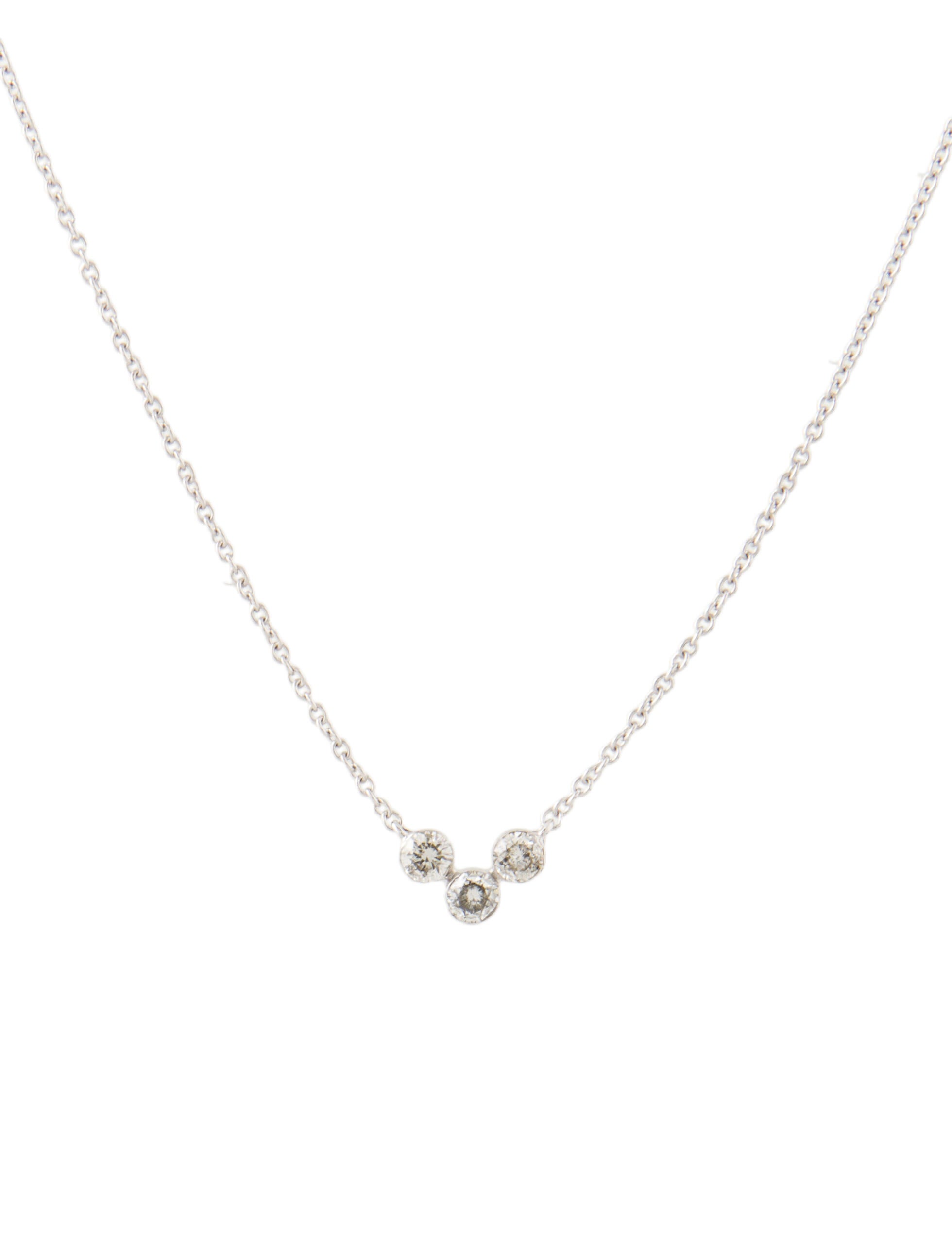 Tiffany & Co. 18K Diamonds by the Yard® Single Pendant Necklace - 18K ...