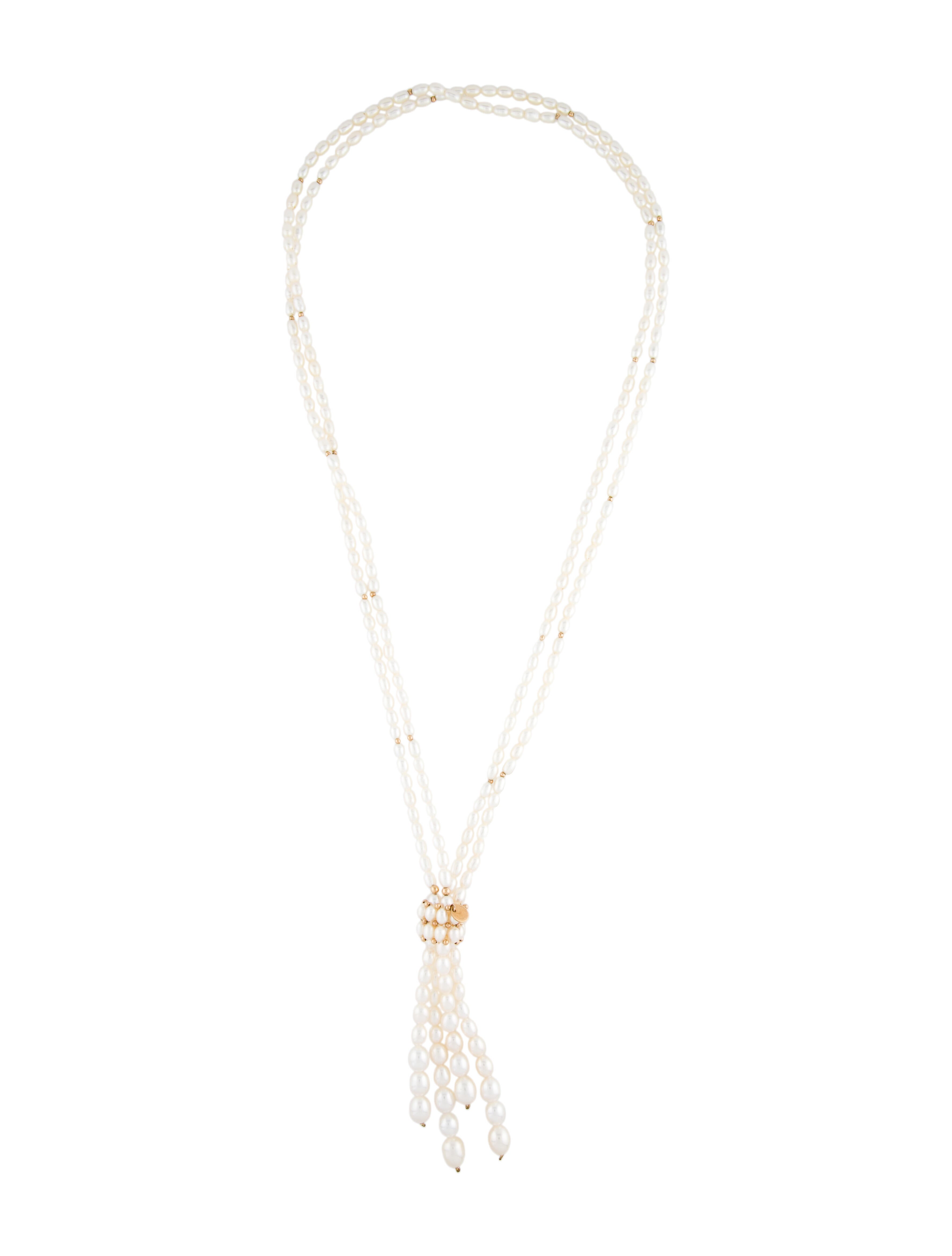 Michael Aram 18K Diamond, Ametrine & Pearl Orchid Lariat Necklace - 18K ...