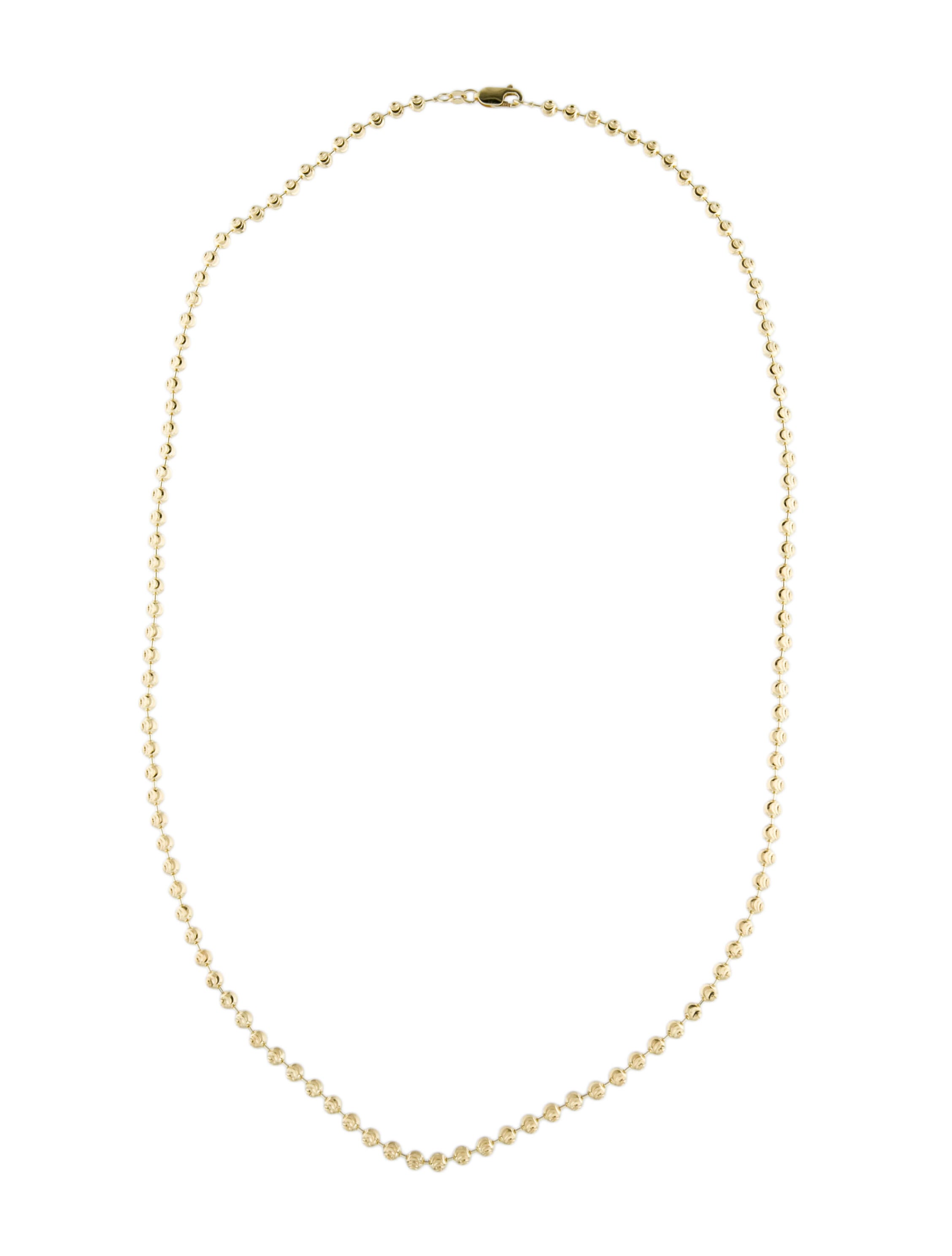 Hermès 18K Filet d'Or Necklace - 18K Rose Gold Chain, Necklaces ...
