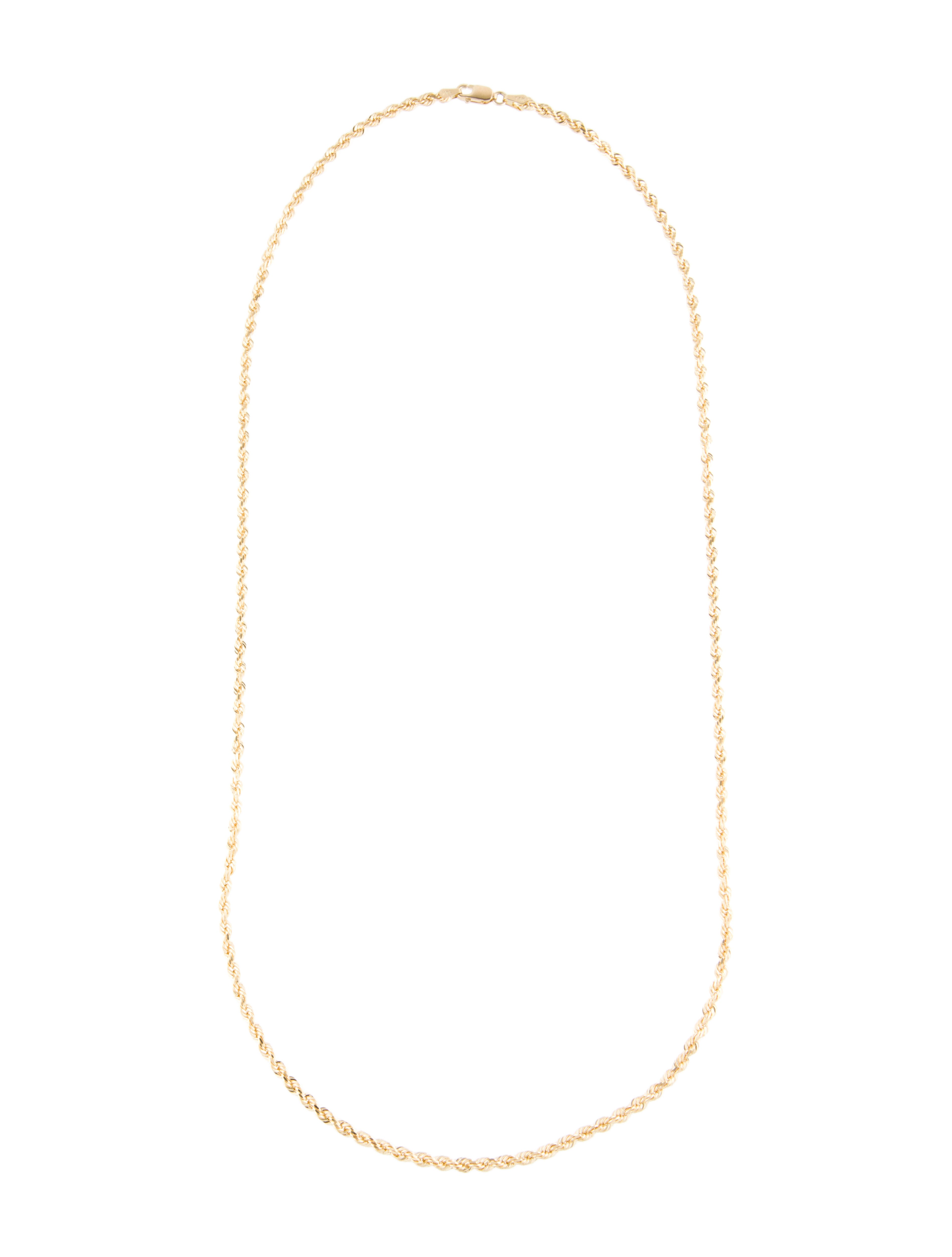 Necklace 22K Round Link Chain Necklace - 18K Yellow Gold Chain ...