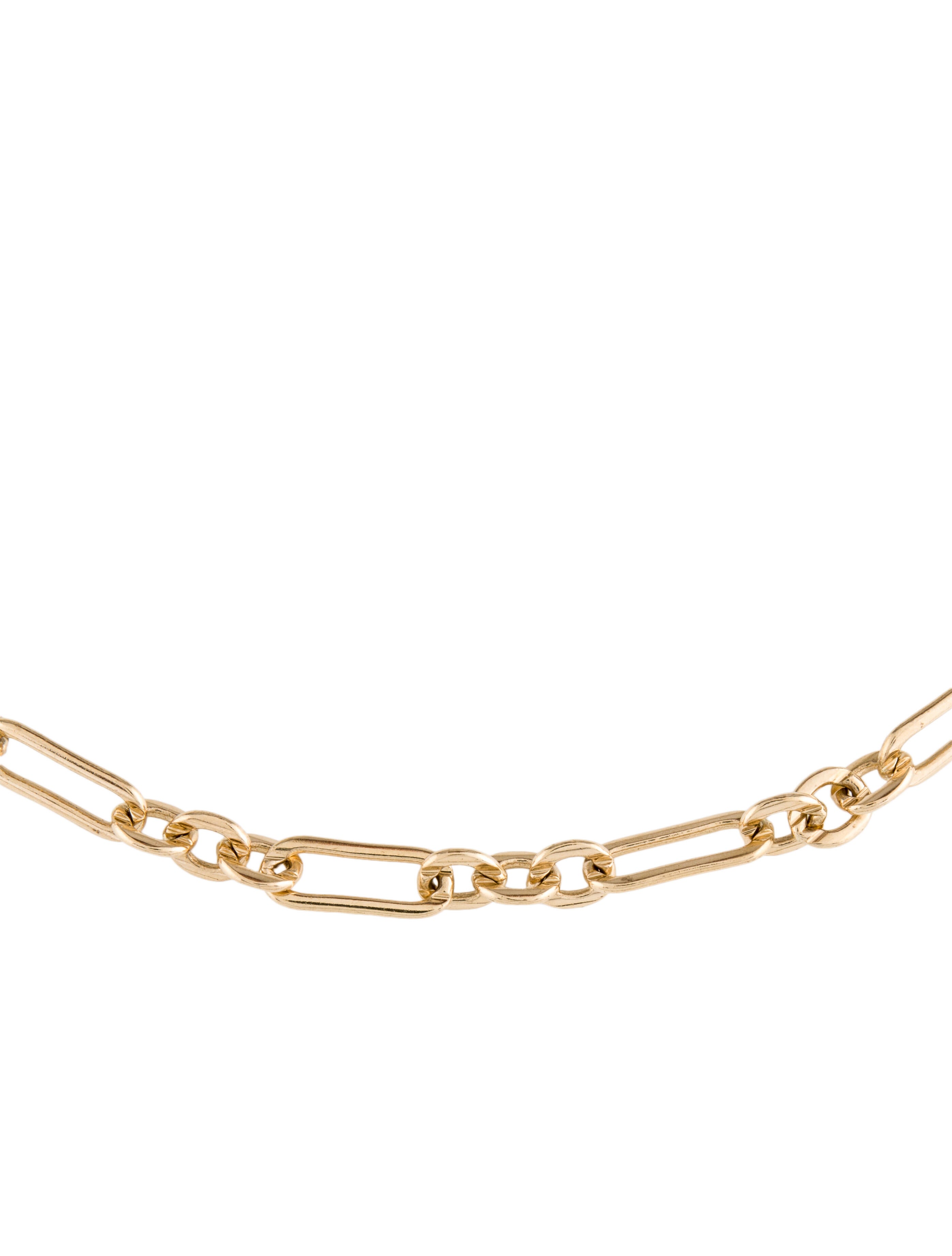 Slane 18K Diamond Toggle Oval Link Chain Necklace - 18K Yellow Gold ...