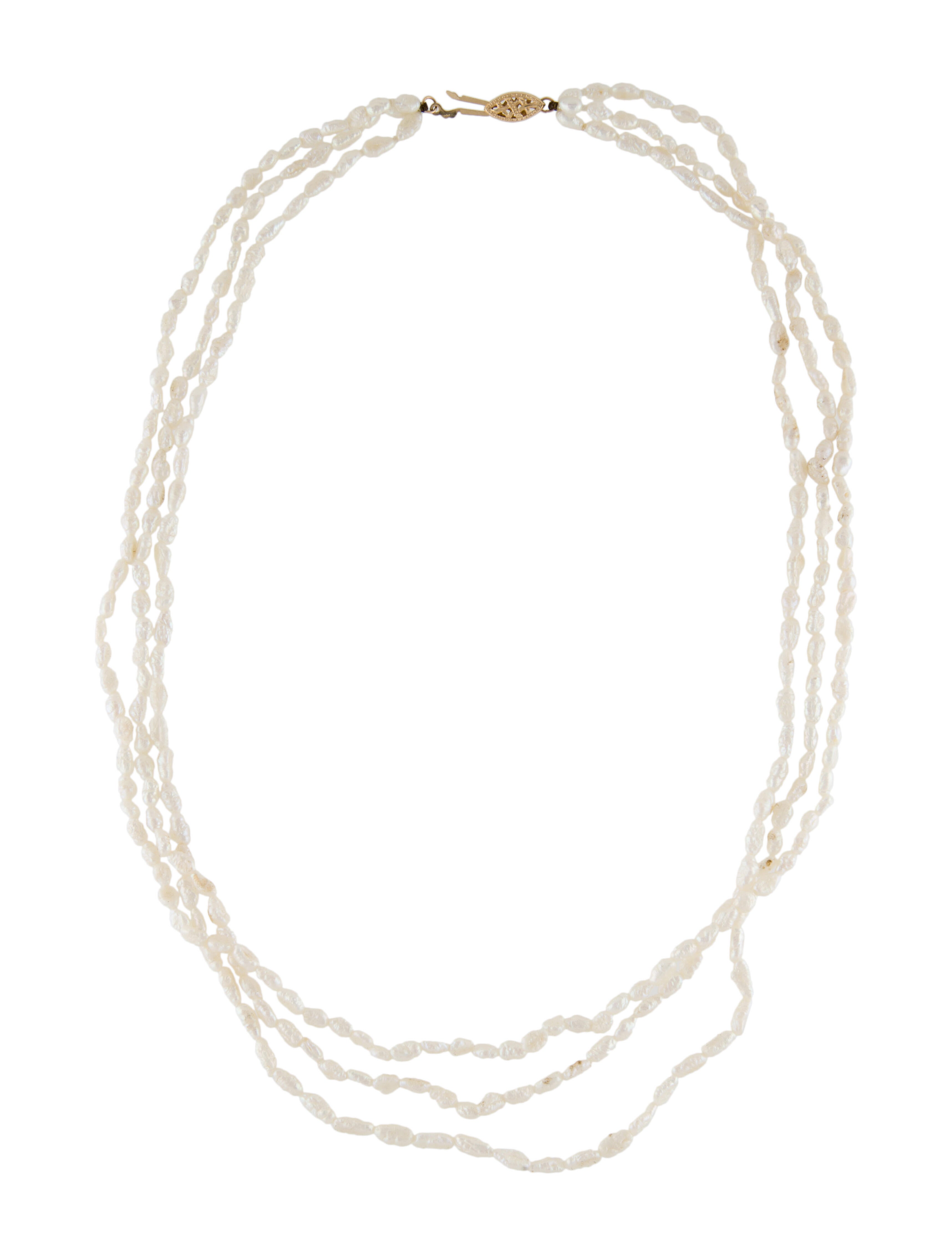 Tiffany & Co. 18K Lapis and Onyx Multistrand Necklace - 18K Yellow Gold ...