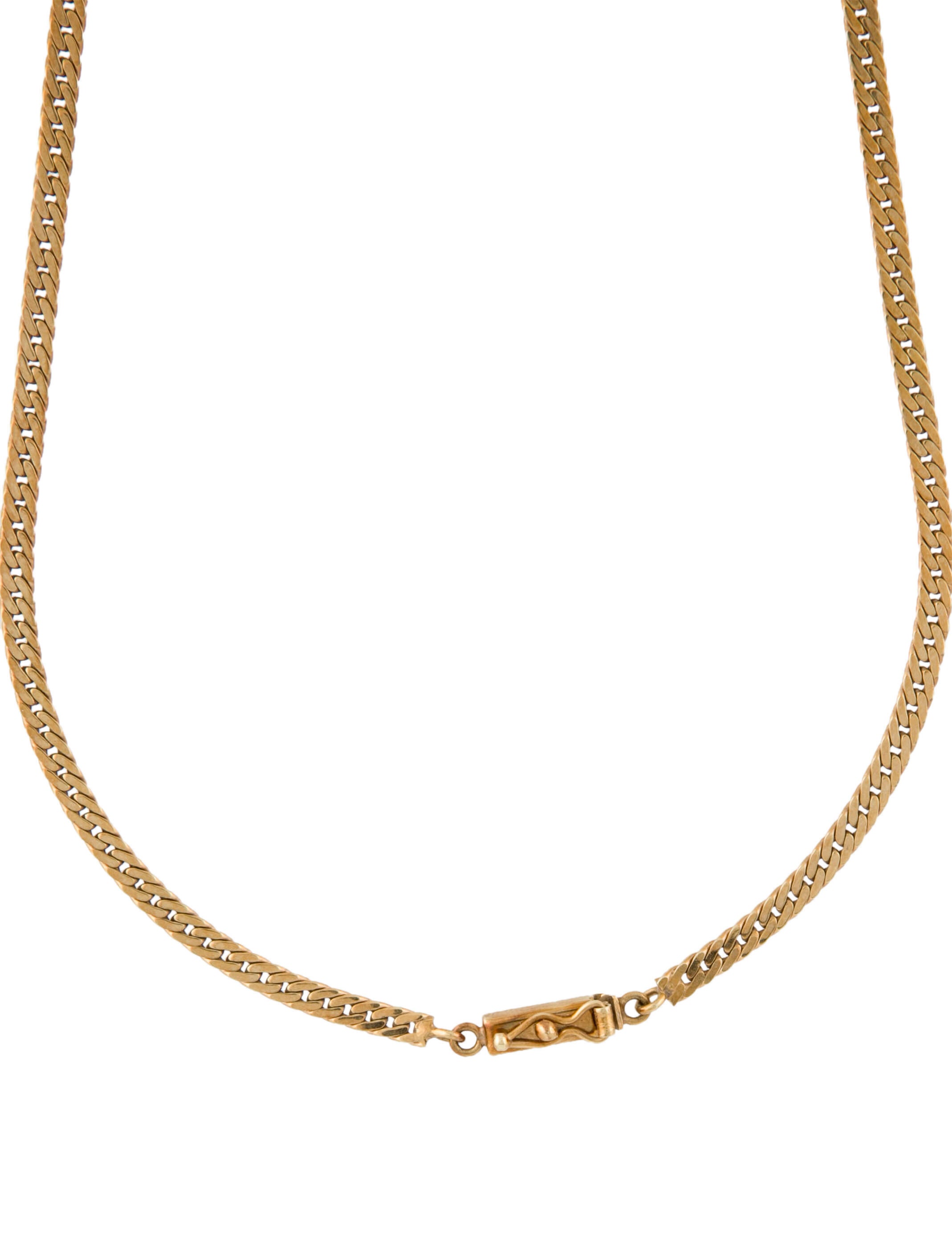 Necklace 14K Bismark Chain Necklace - 14K Yellow Gold Chain, Necklaces ...